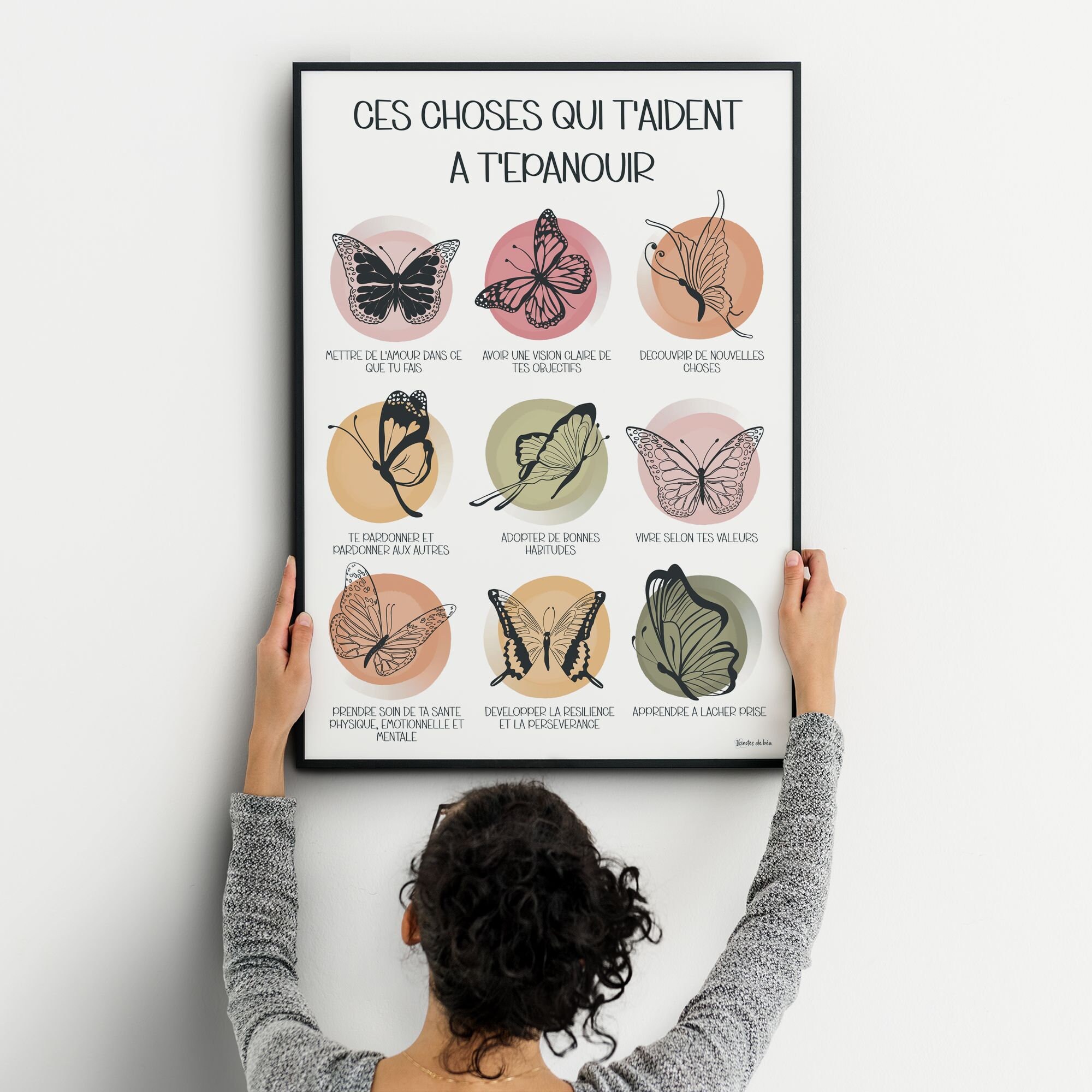French Mental Health Poster CBT Printable Wall Art - Etsy