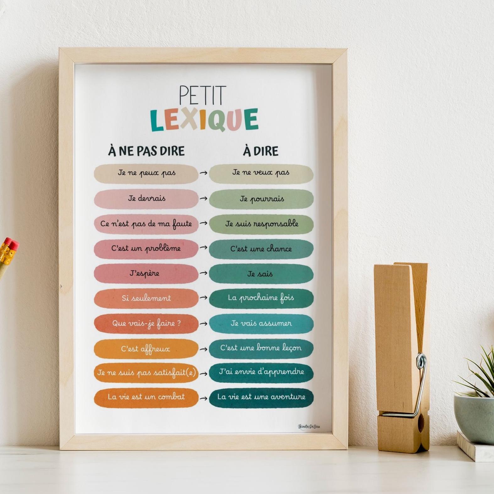 Printable Kid's Self Esteem Poster - French Mental Health Poster - TCC ...