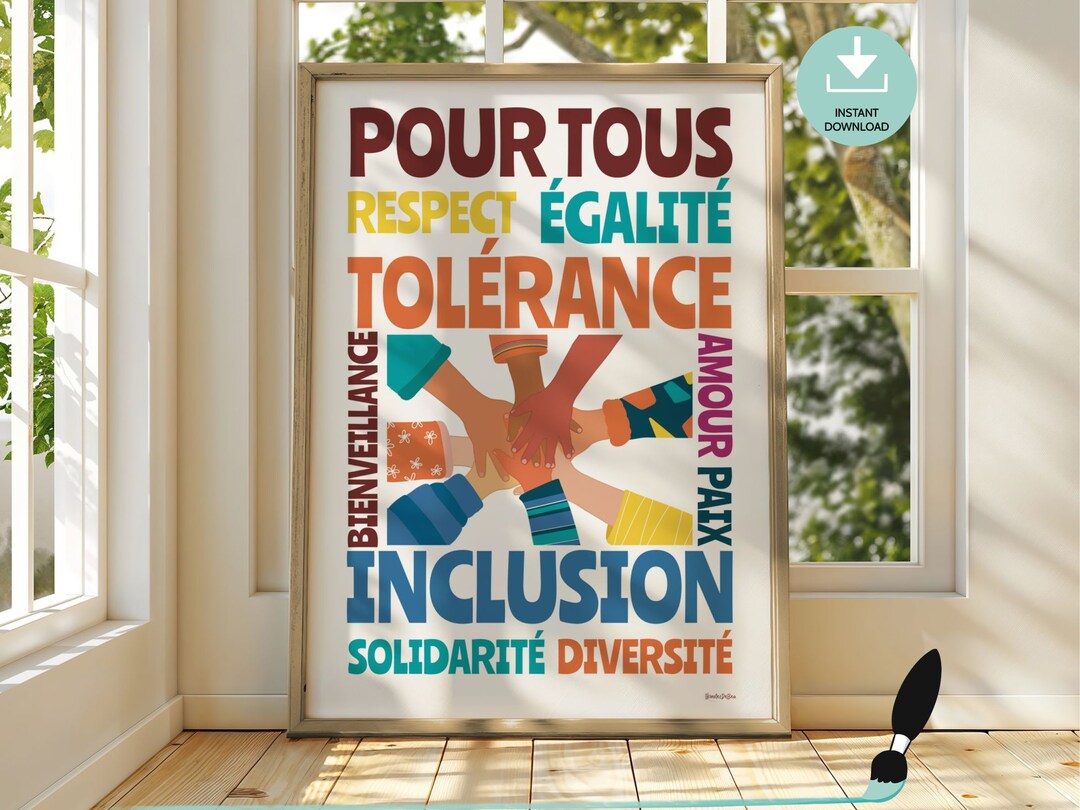Inclusive Classroom Poster Diversity and Equality, School Counsellor ...