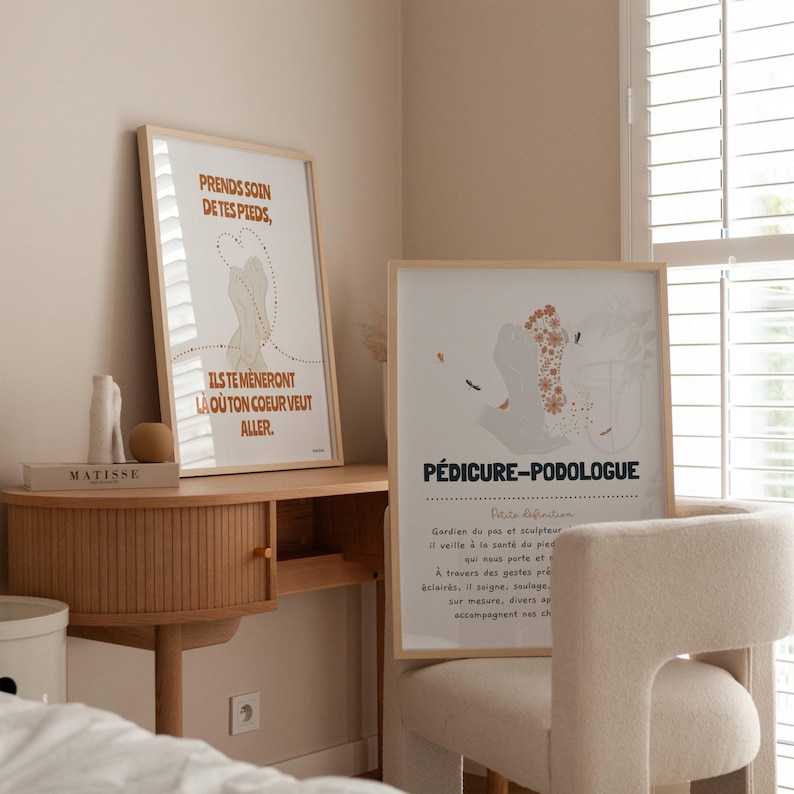 Pedicure & Podiatry Clinic Poster – Quote and Definition Poster for the ...
