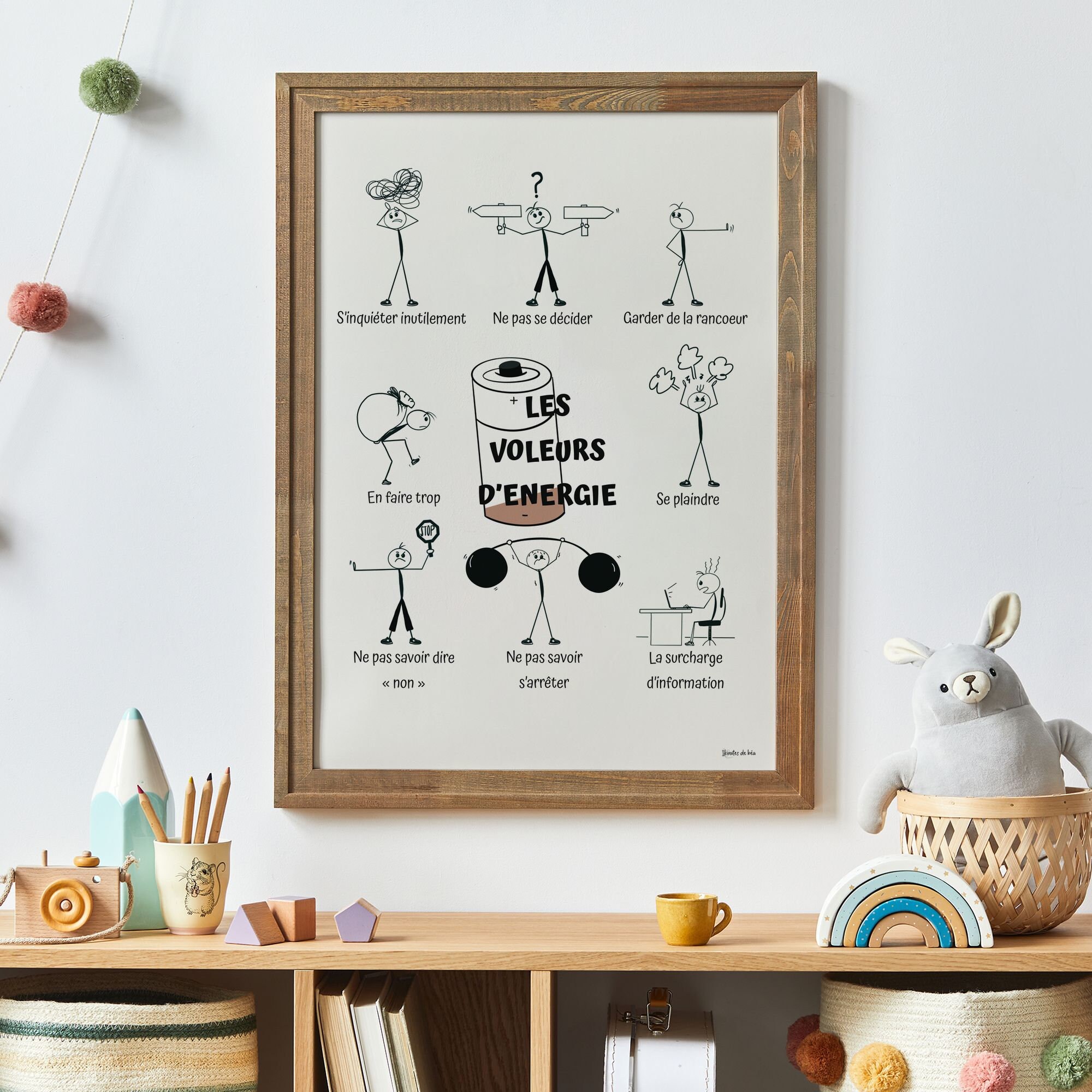 French Mental Health Motivational Poster Printable Wall Art - Etsy