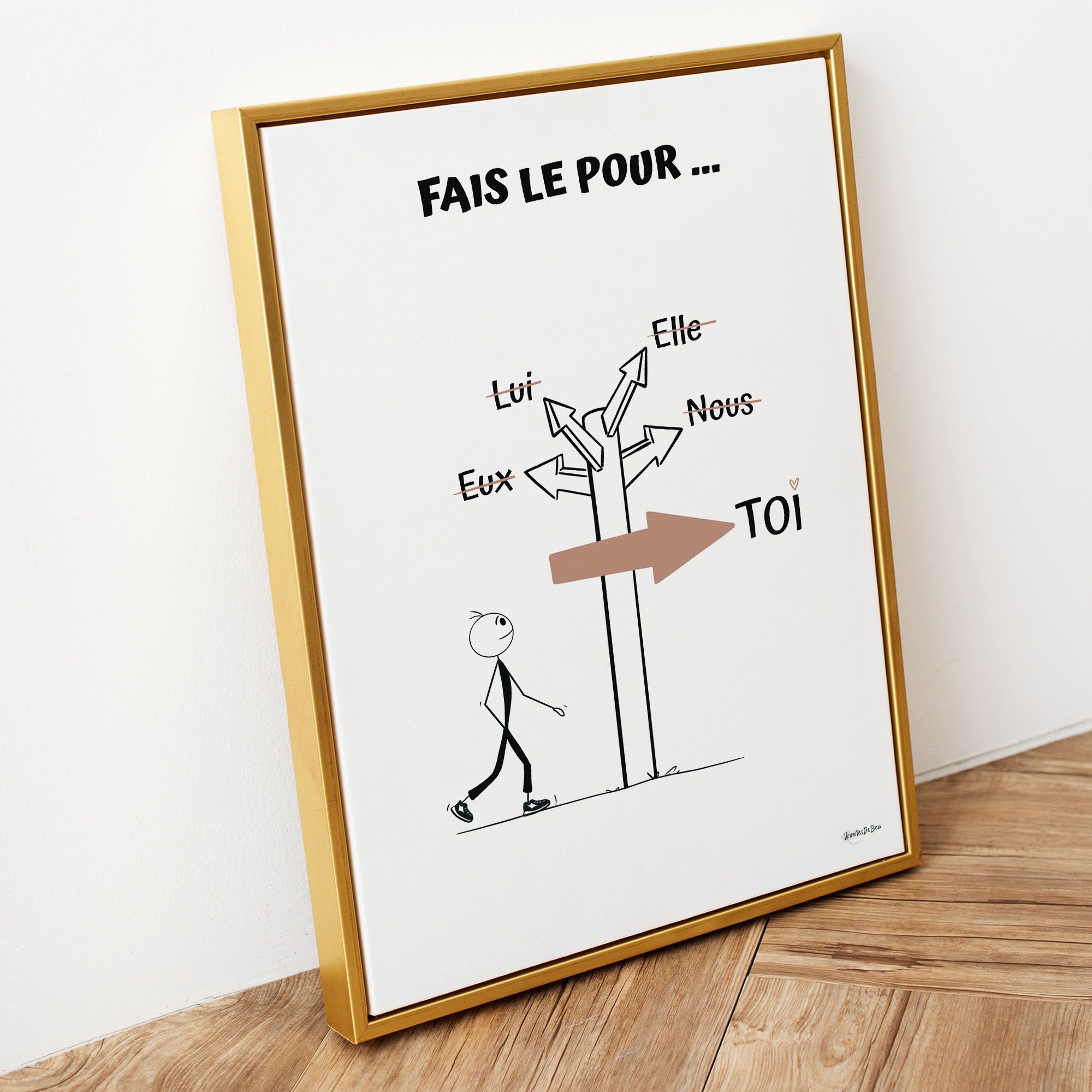 French Mental Health Motivation Poster, Psychology Wall Art, Therapist ...