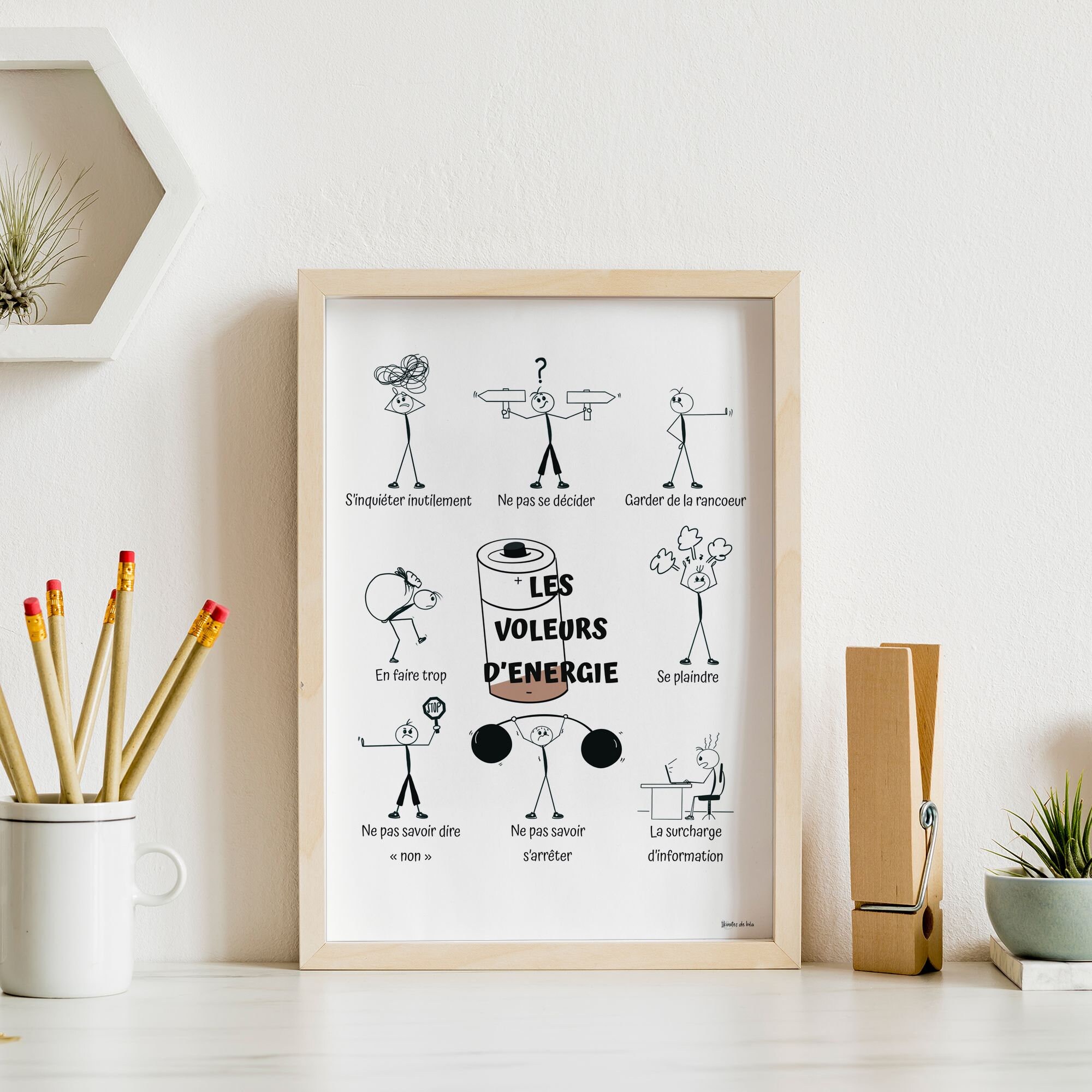 French Mental Health Motivational Poster Printable Wall Art - Etsy