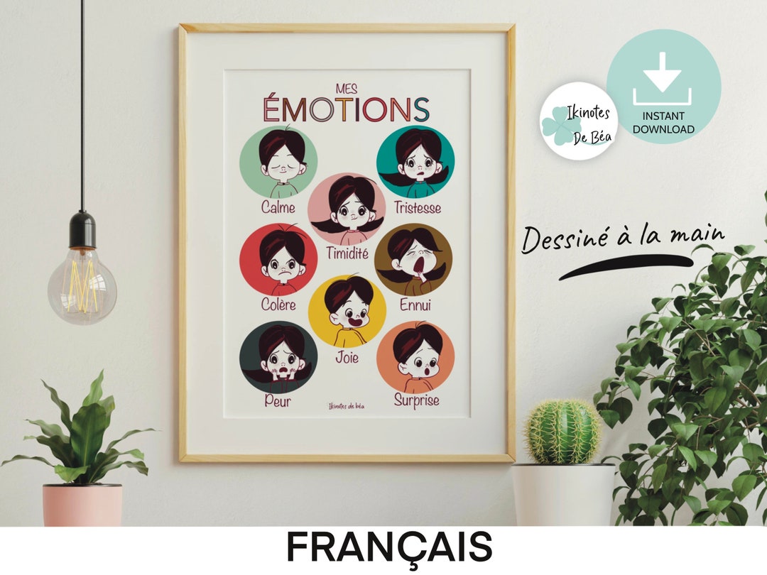 Educational Poster for Classroom Decor Elementary Feelings - Etsy