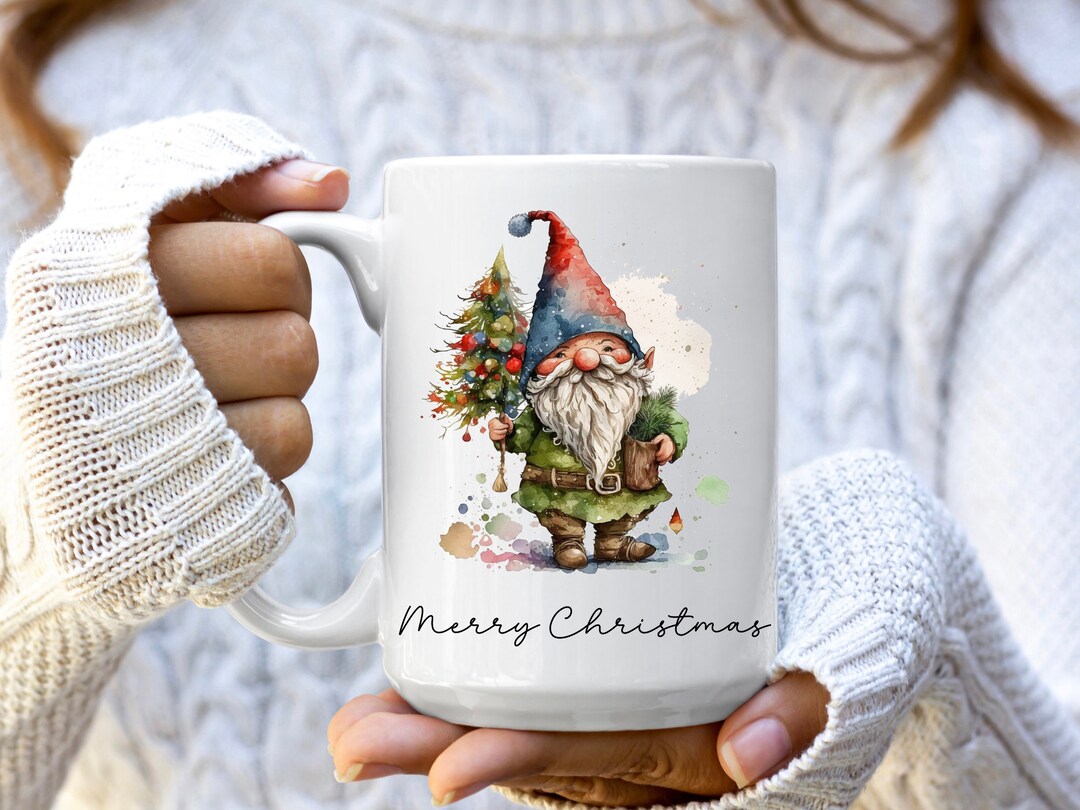 Christmas Gnome Mug, Christmas Gnome Coffee Mug, Christmas Gnome Gifts ...