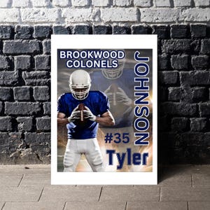 Football Poster Canva Template, Editable Football Poster Template ...