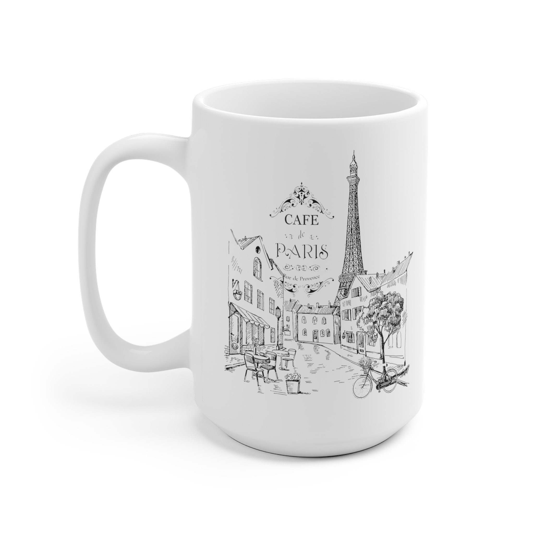 Paris Coffee Mug, Paris Mugs, Paris France Coffee Mug, Paris France ...