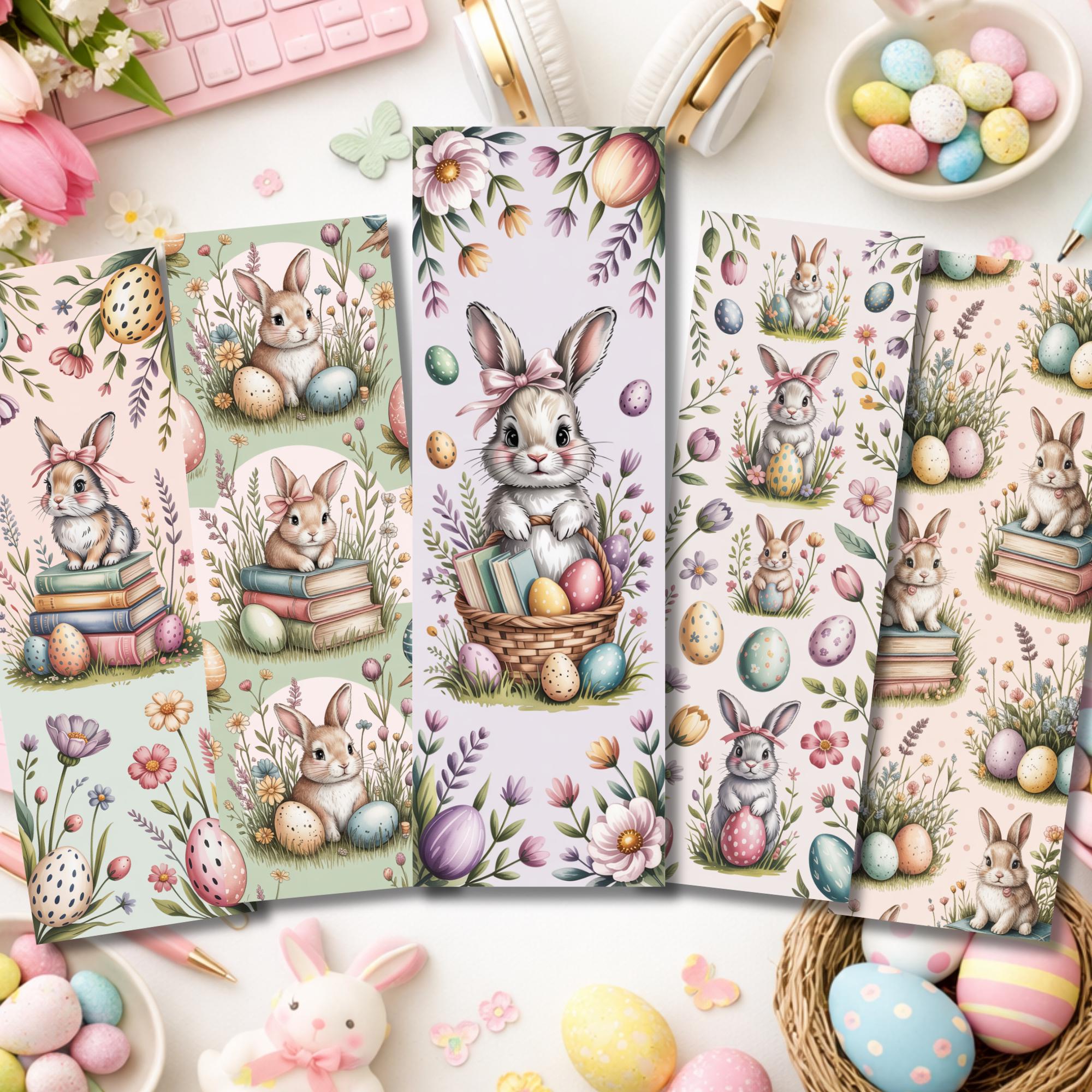 Easter Bookmarks, Spring Bookmarks, Bookish Easter Gifts, Reading ...