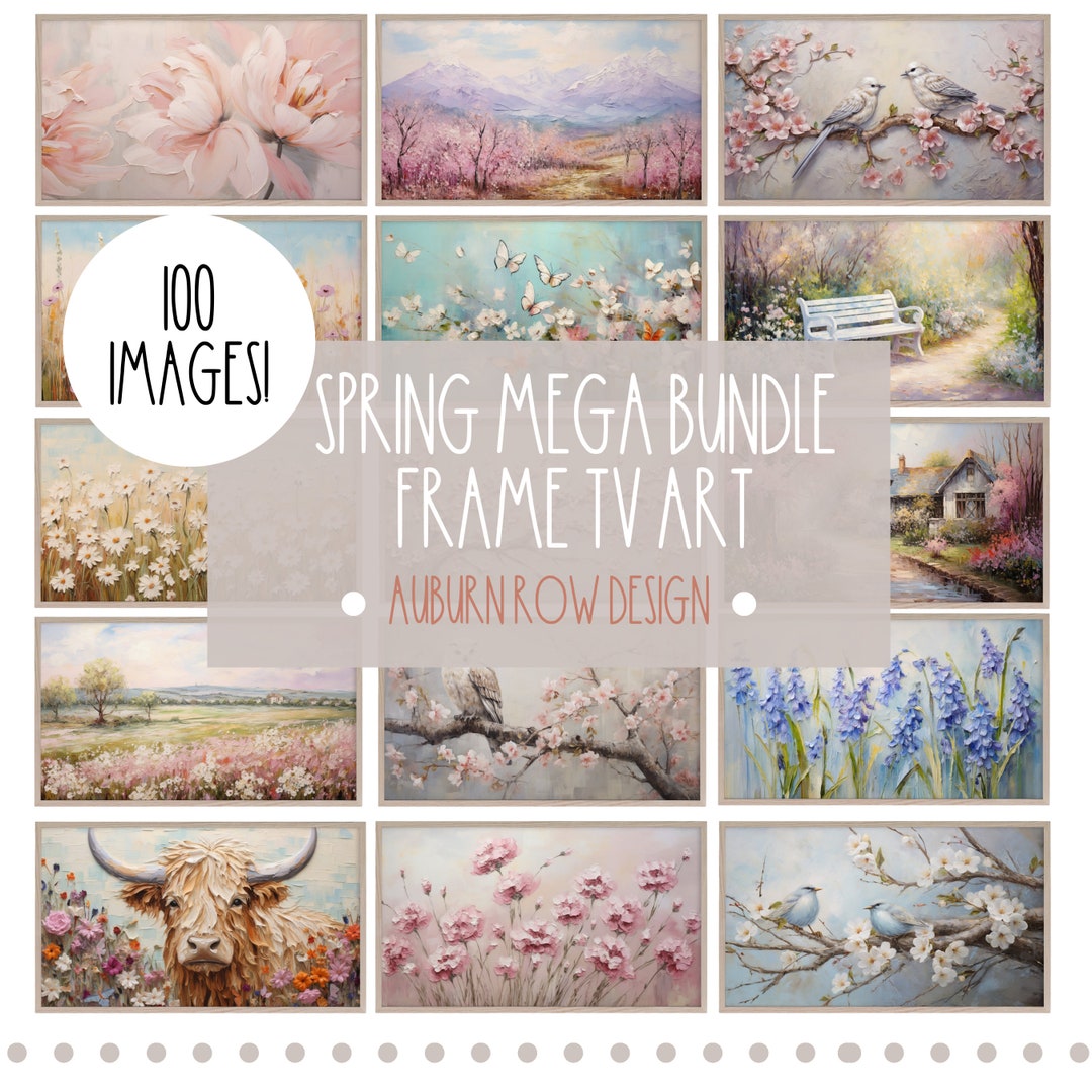 Spring Frame TV Art, Spring Samsung Frame TV Art, Spring TV Art, Spring ...