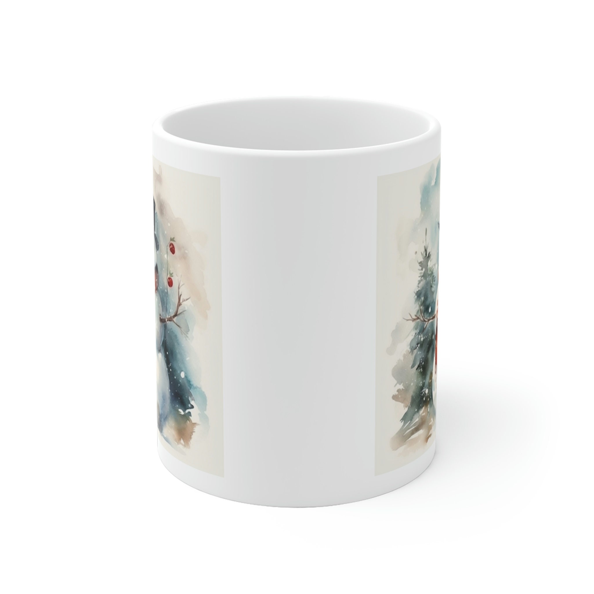 Snowman Mug, Christmas Mug, Snowman Coffee Mug, Christmas Coffee Mug ...