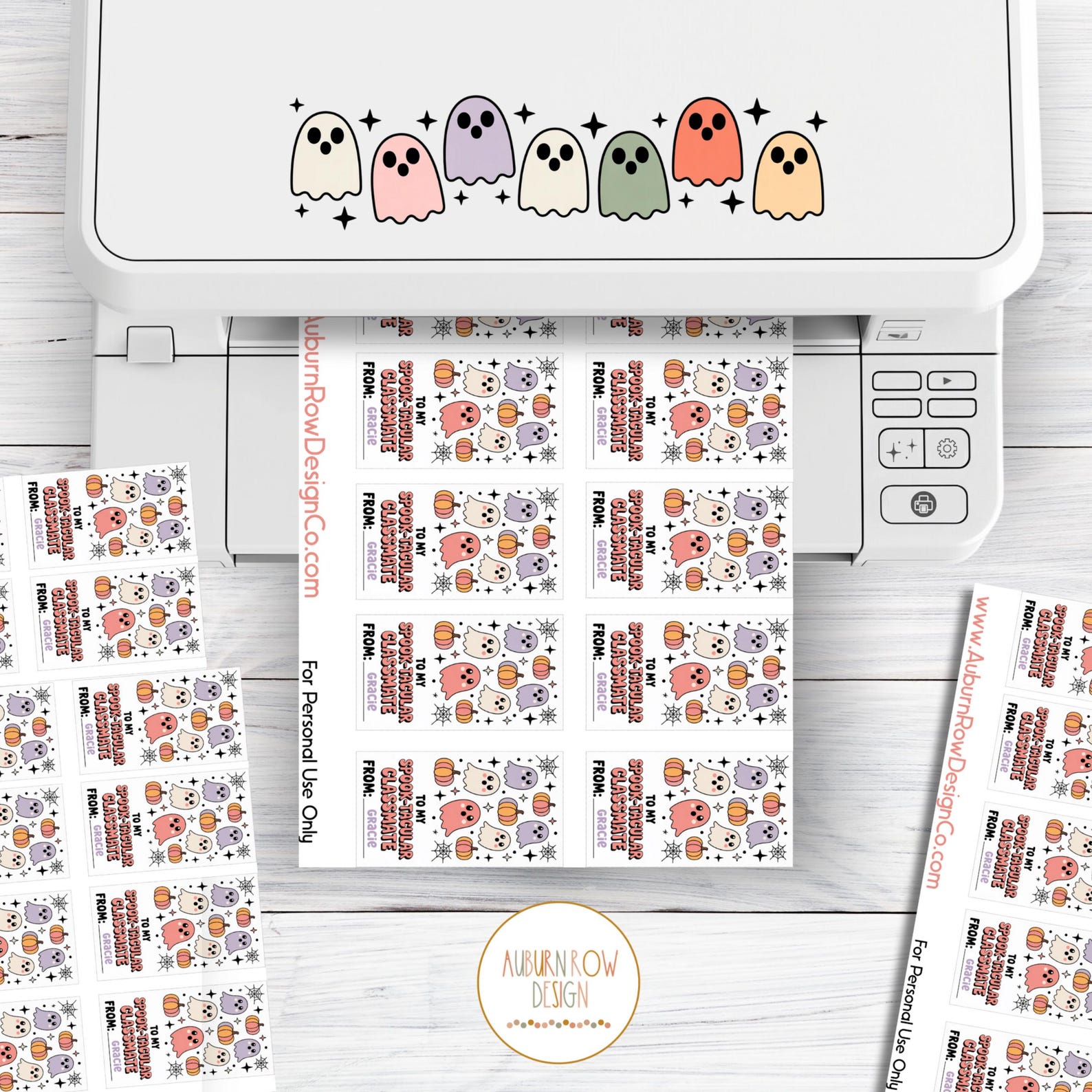 Halloween Boo Bag Gift Tag Printable, Printable Halloween Gift Tag, Boo ...