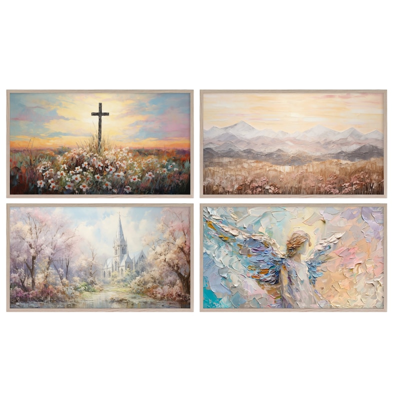 Christian Frame TV Art, Jesus Frame TV Art, Easter Frame TV Art ...