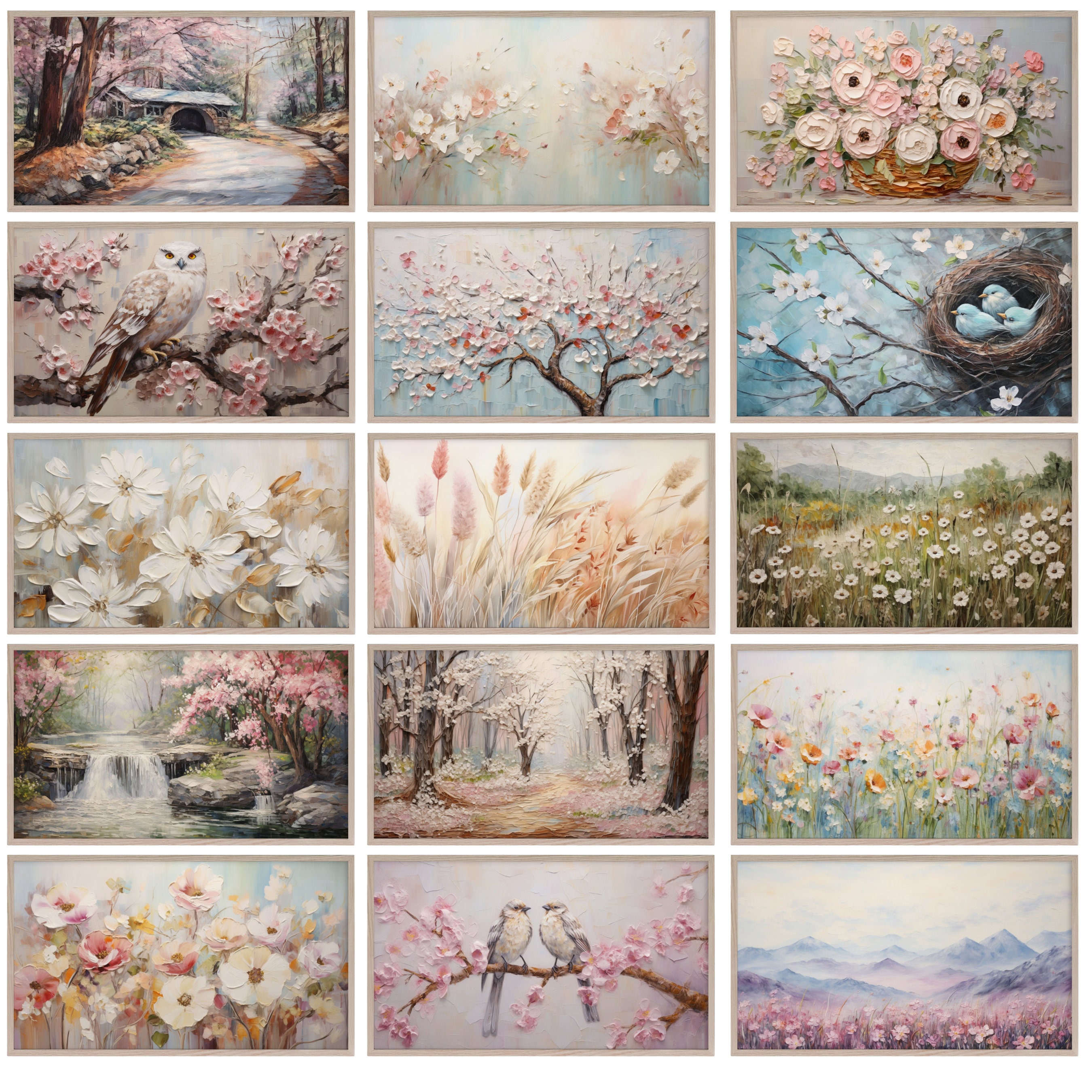 Spring Frame TV Art, Spring Samsung Frame TV Art, Spring TV Art, Spring ...