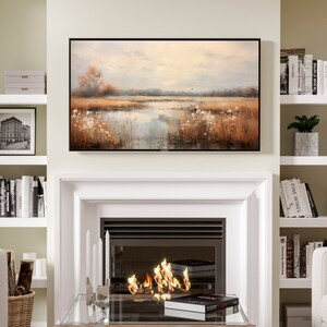 Country Frame TV Art, Farmhouse Frame TV Art, Country TV Art, Farm Tv ...