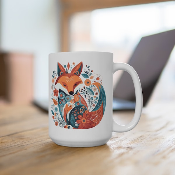 Fox Mug - Etsy