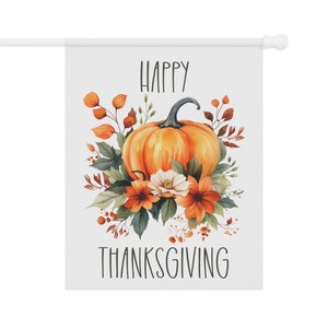 Fall Garden Flag, Fall House Flag, Pumpkin House Flag, Pumpkin Garden ...