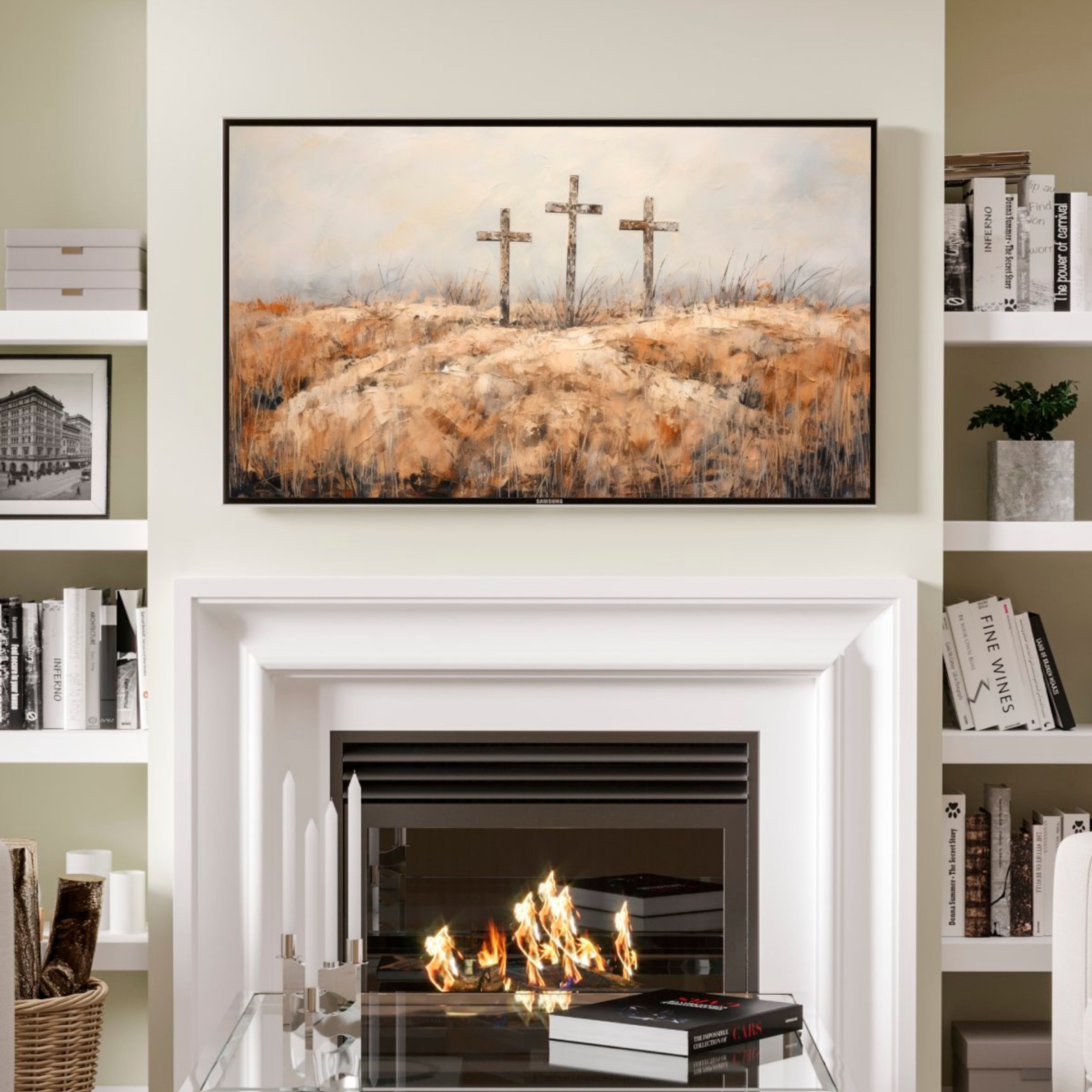 Christian Frame TV Art, Jesus Frame TV Art, Easter Frame TV Art ...