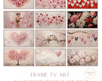 Valentine's Day Frame TV Art, Valentine's Frame TV Art, Samsung Frame ...