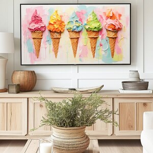 Ice Cream TV Art, Summer TV Art, Ice Cream TV Screensaver, Popsicle Tv ...