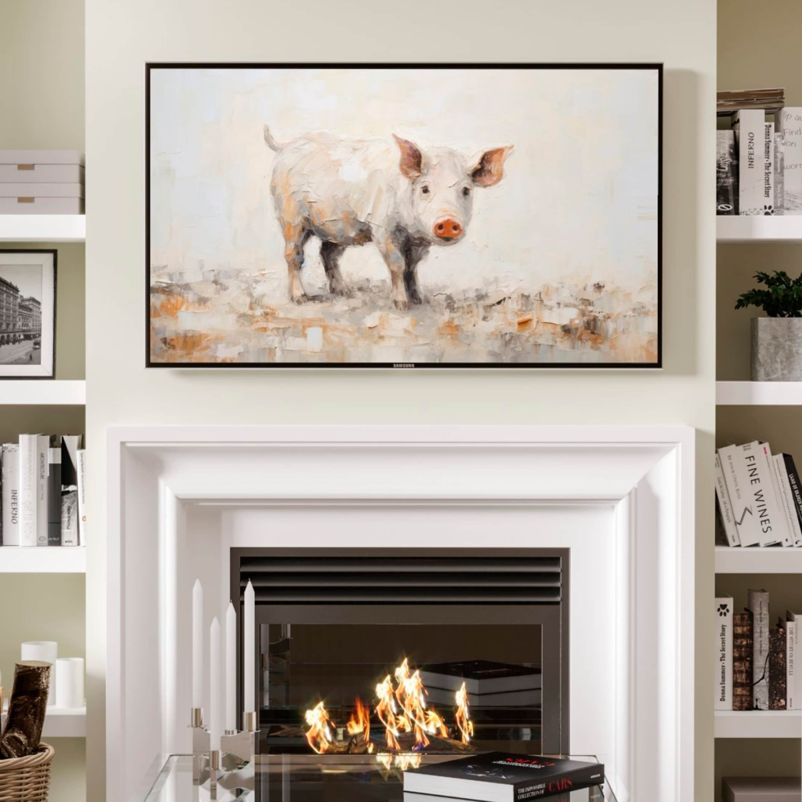 Country Frame TV Art, Farmhouse Frame TV Art, Country TV Art, Farm Tv ...