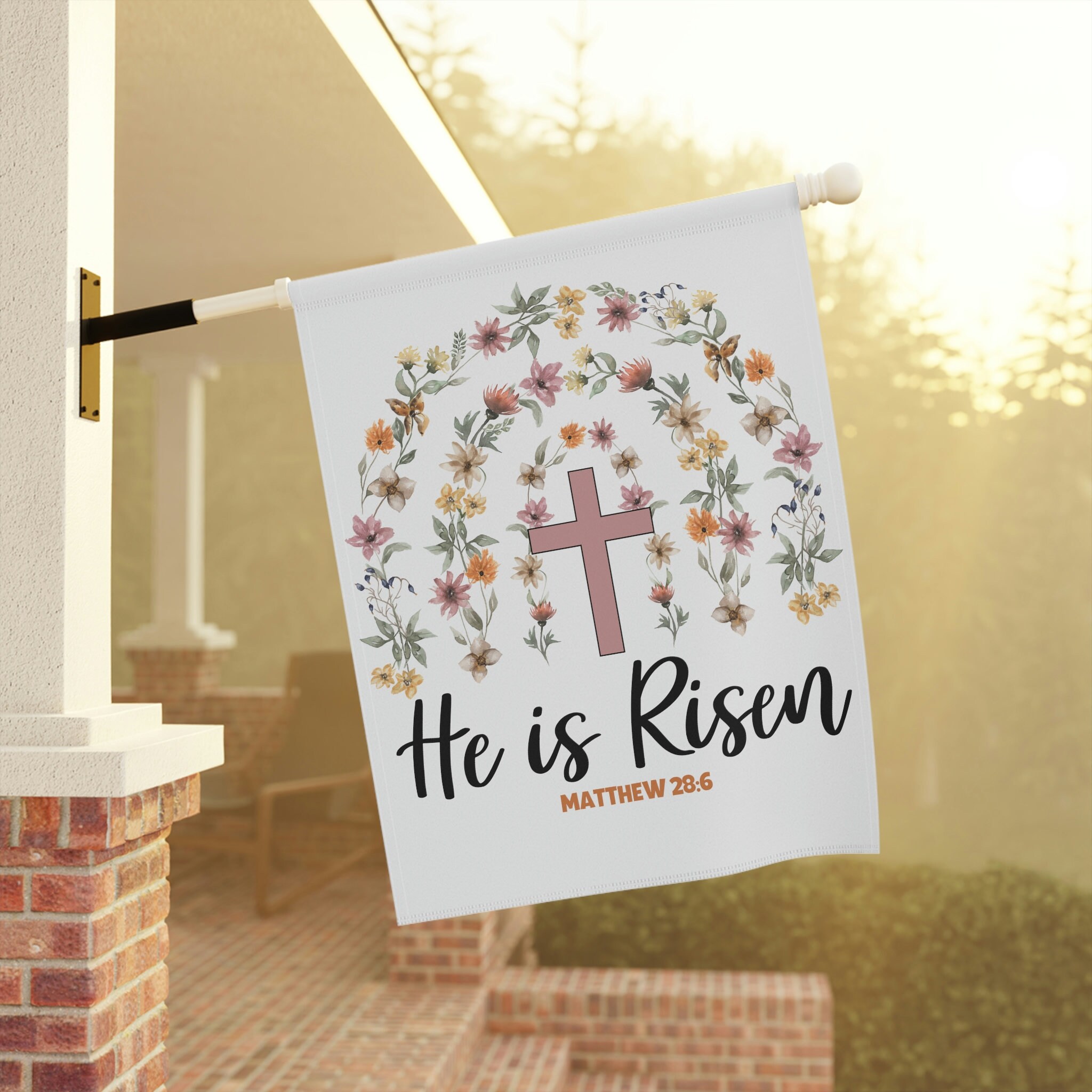 Christian Garden Flag | Christian Home Decor | Christian Outdoor Decor ...