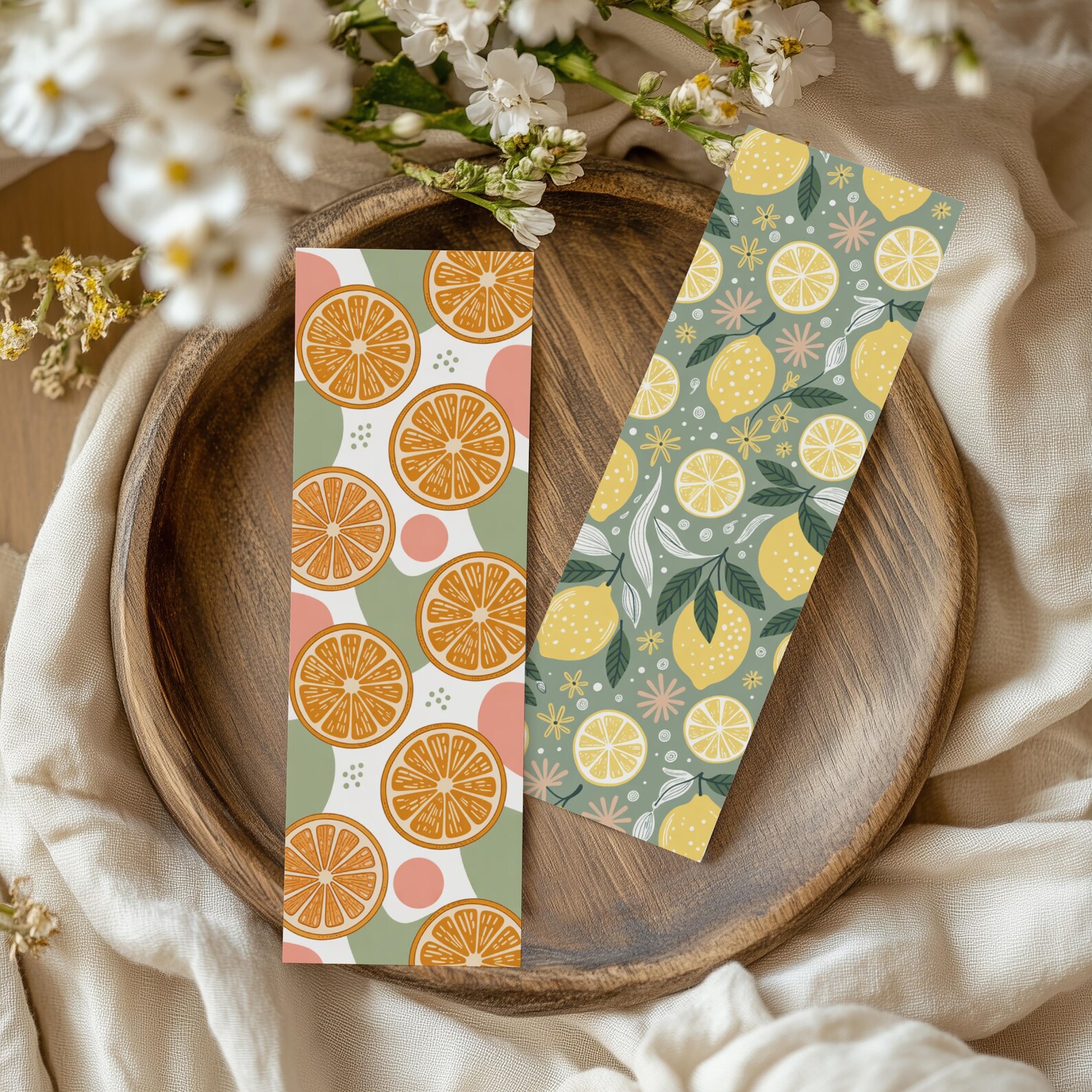 Fruit Printable Bookmarks, Fruit Bookmark PNG, Cherry Printable ...
