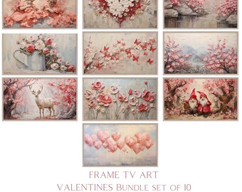 Valentine's Day Frame TV Art, Valentine's Frame TV Art, Samsung Frame ...