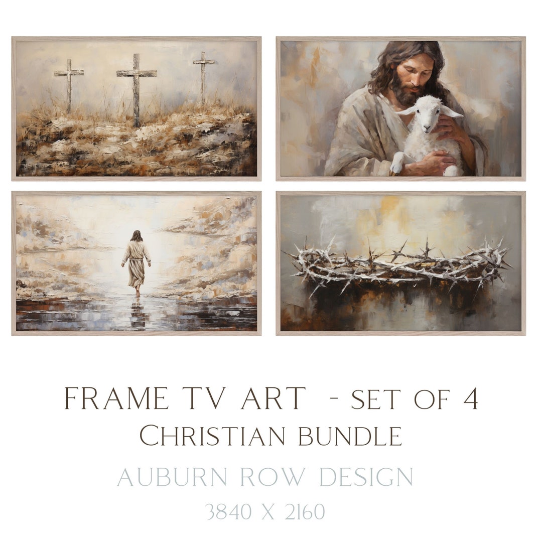 Christian Frame TV Art, Jesus Frame TV Art, Easter Frame TV Art ...