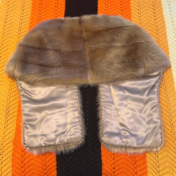 1950s old money MINK Shawl from W. H. Ewing & Son sat… - Gem