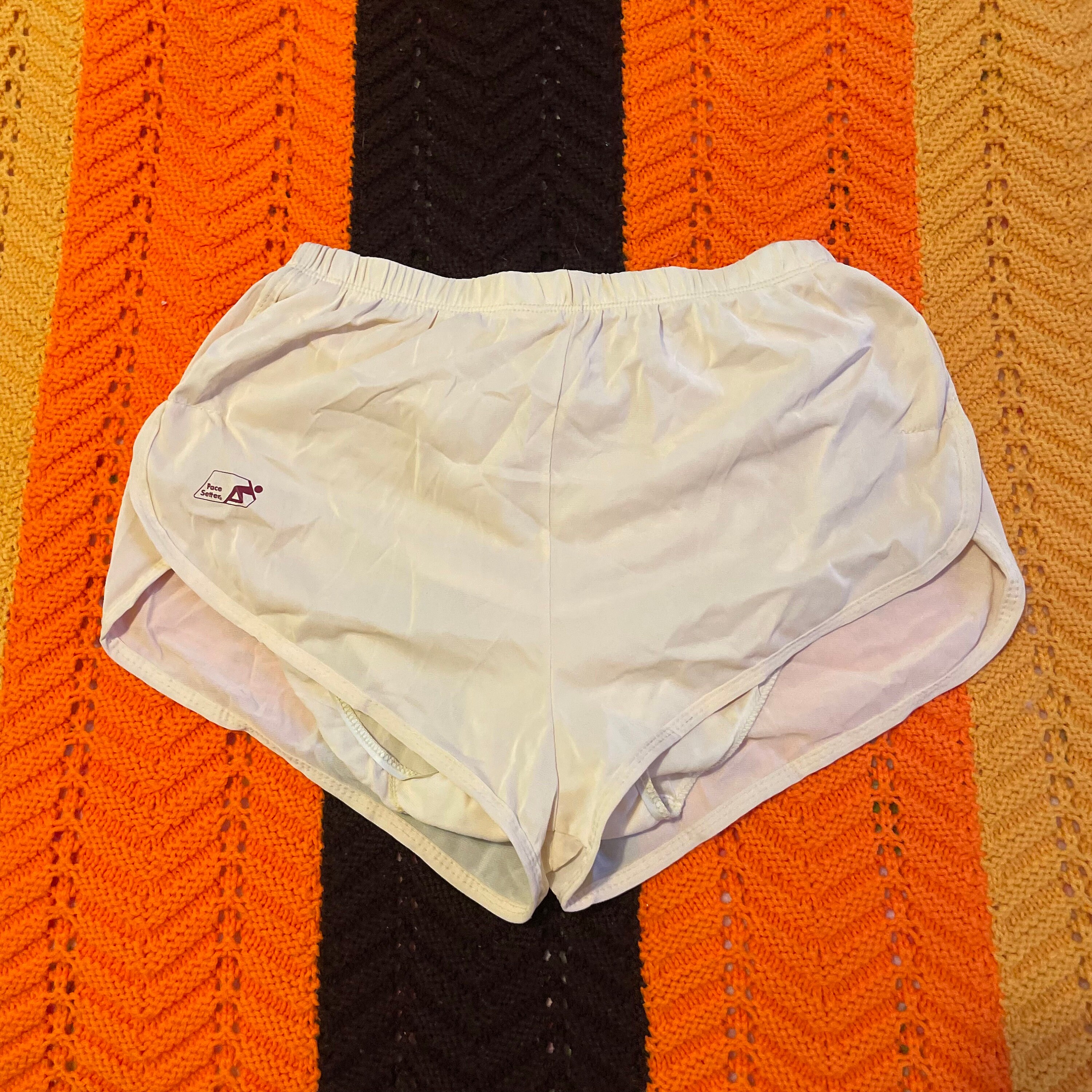 70s 80s Pale Yellow High Waisted Gym Shorts With Built in Liner - Etsy