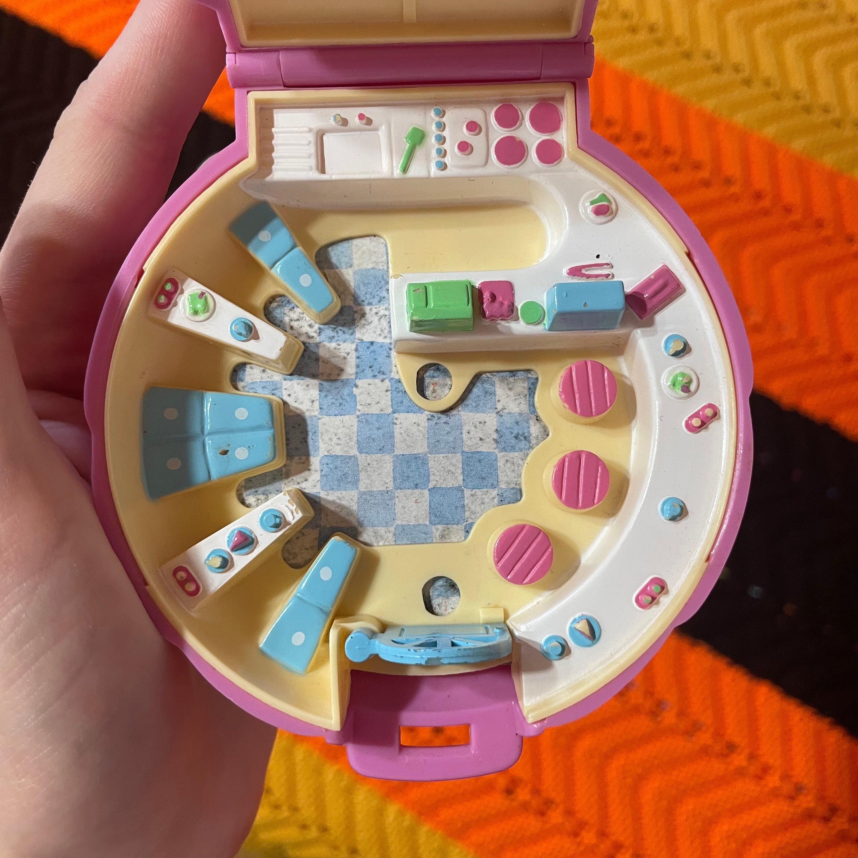 80s 90s Vintage Polly Pocket Pink Shell Cafe House - Etsy