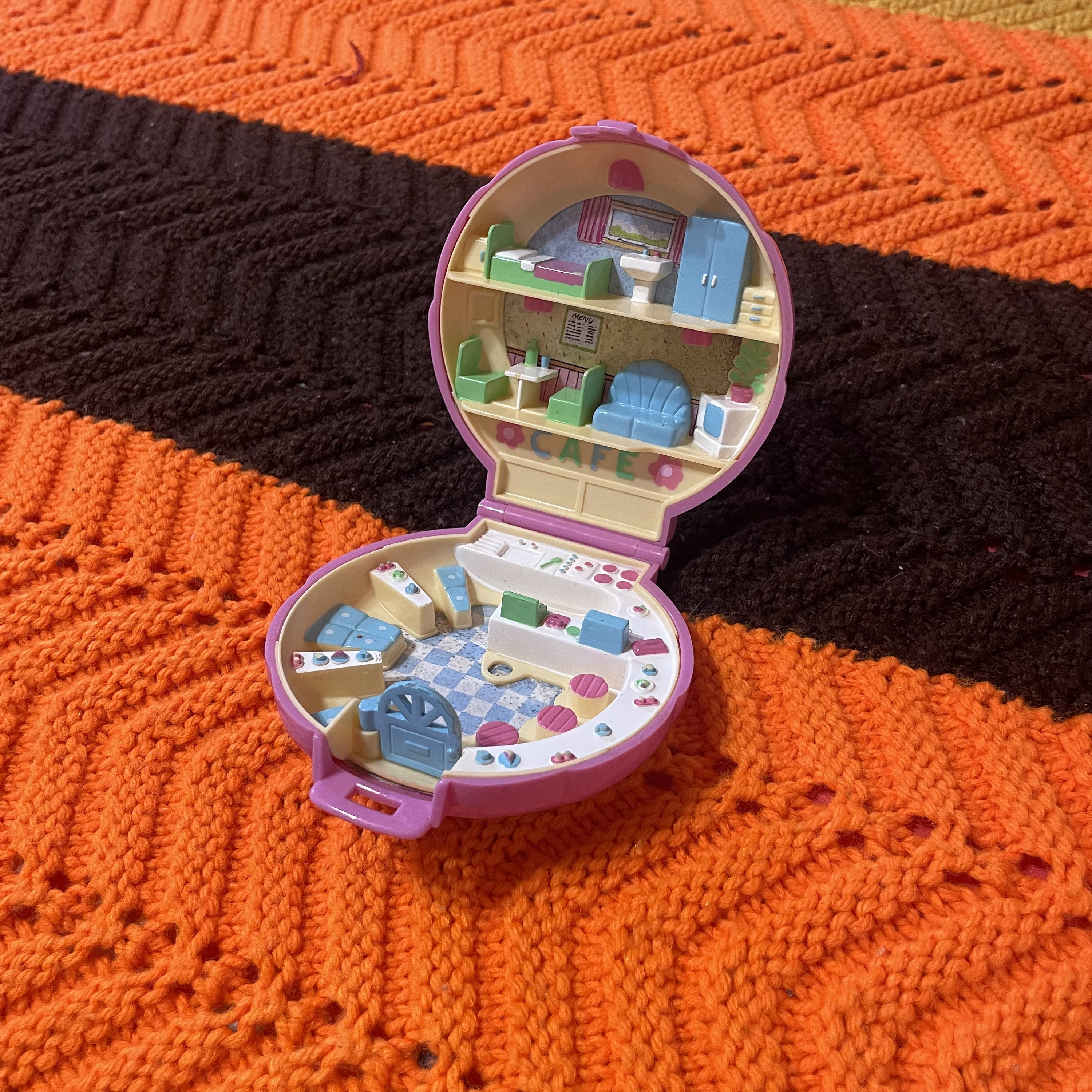 80s 90s Vintage Polly Pocket Pink Shell Cafe House - Etsy