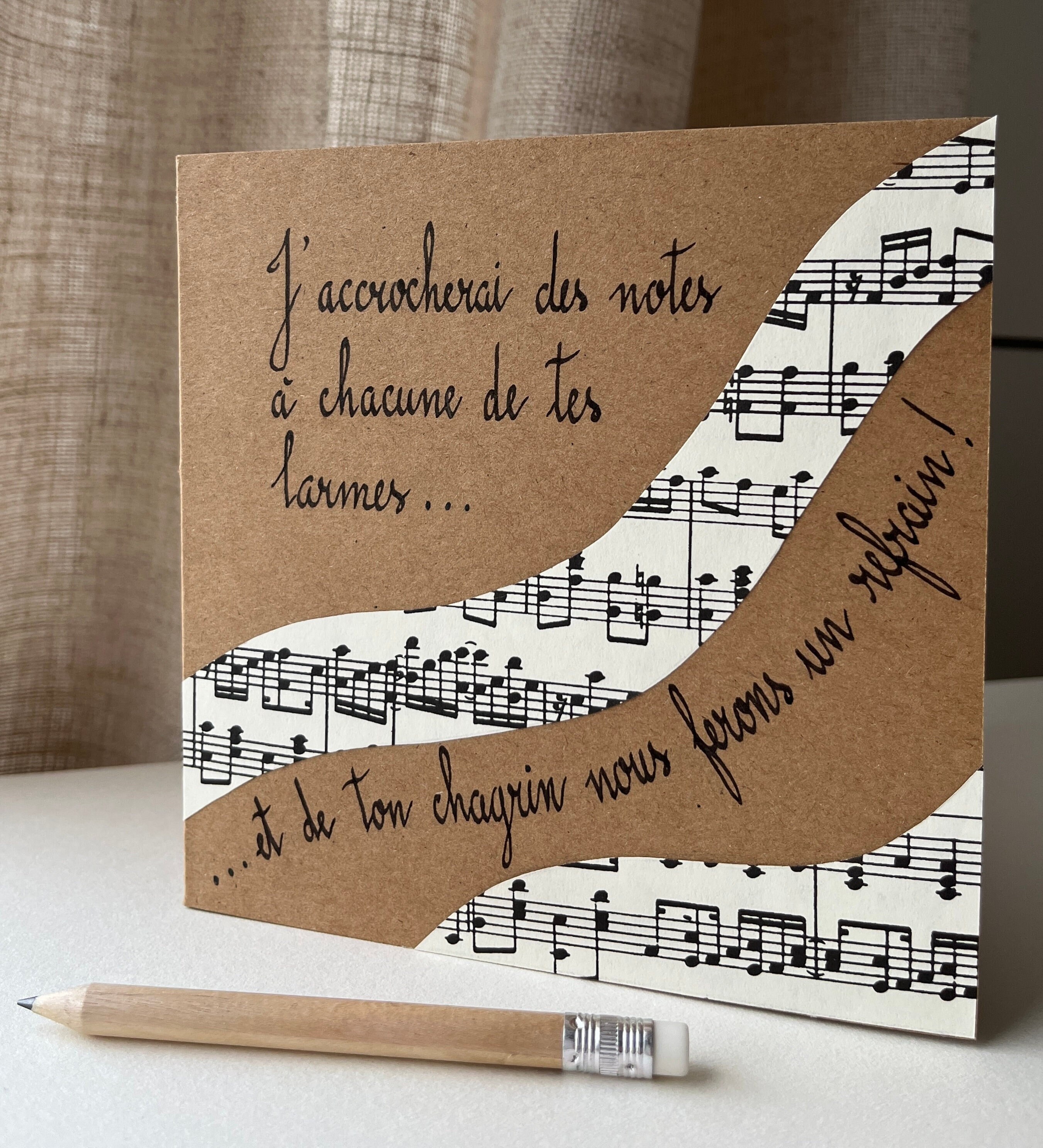 Carte sur le chagrin, carte de deuil, carte de consolation. - Etsy France