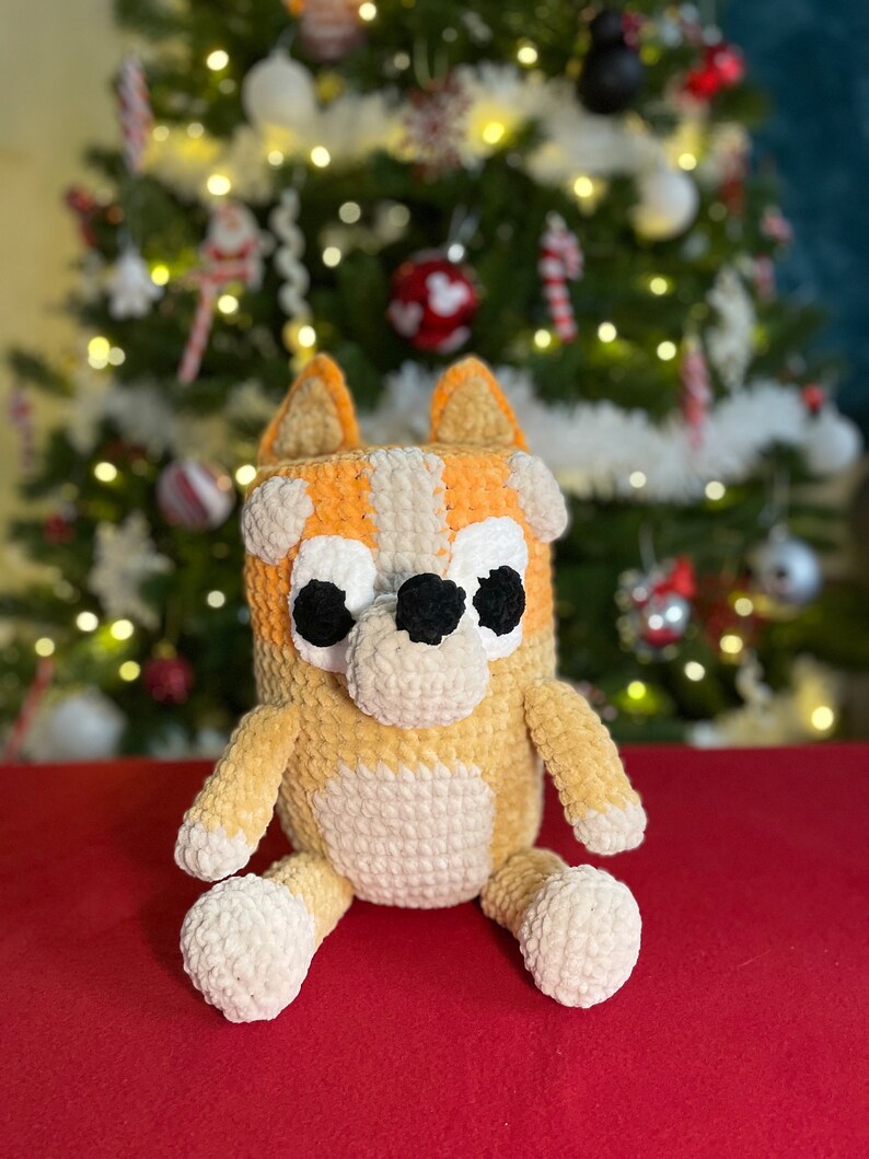 Crochet Bluey Teddy/bingo Teddy to Order - Etsy