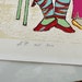 Vintage | Jovan Obican Mid Century Lithograph | Colorful Klezmer Band ...