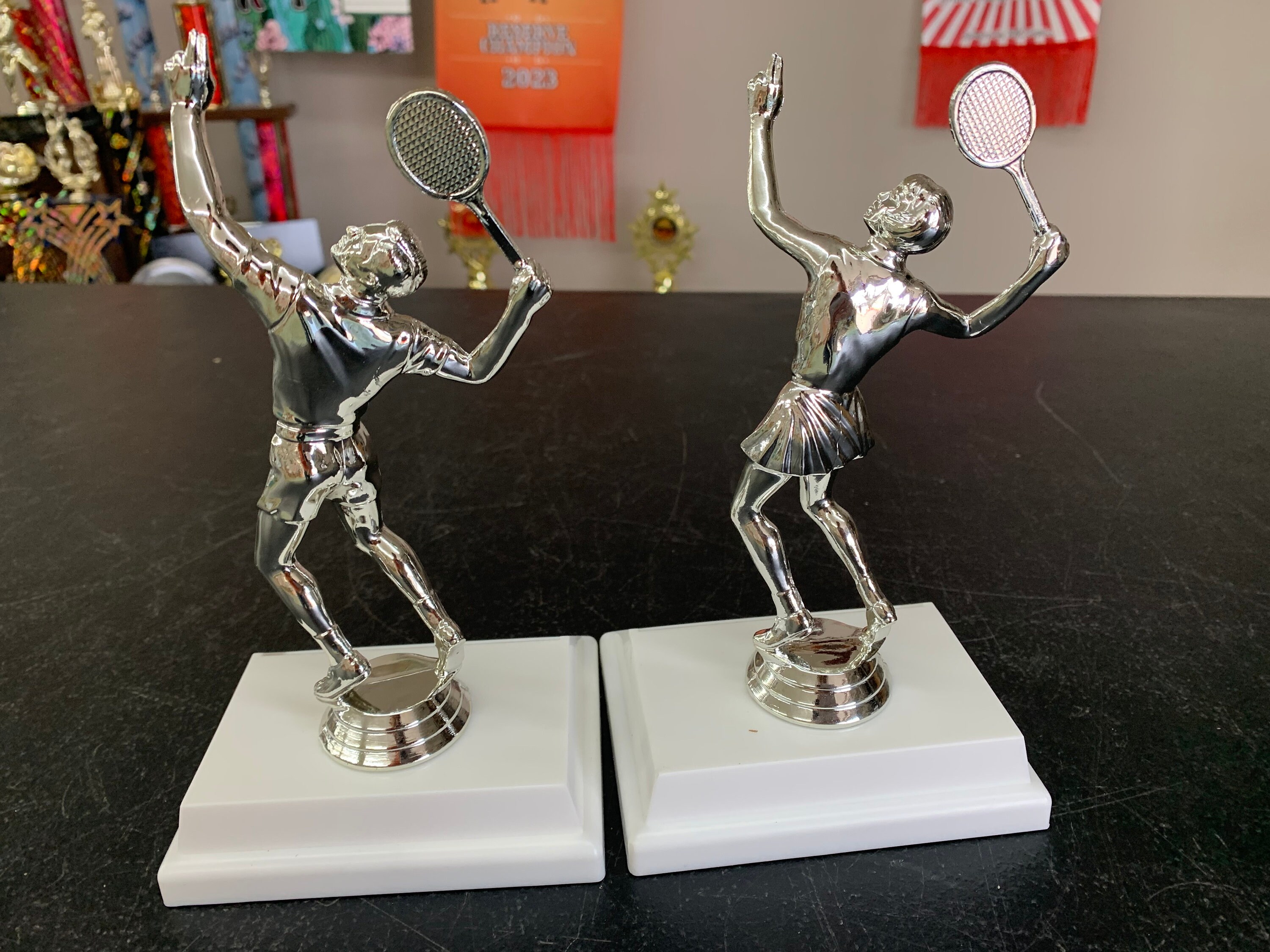 Tennis Figurine Trophy Award - Etsy