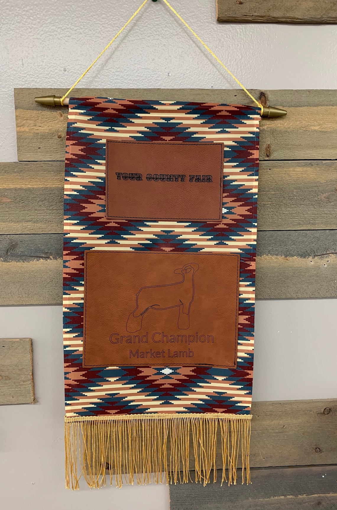 Western Inspired Livestock Championship Banner - Etsy