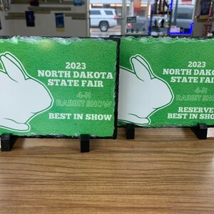 Stone Livestock Award, County Fair Award, Custom Livestock Award - Etsy