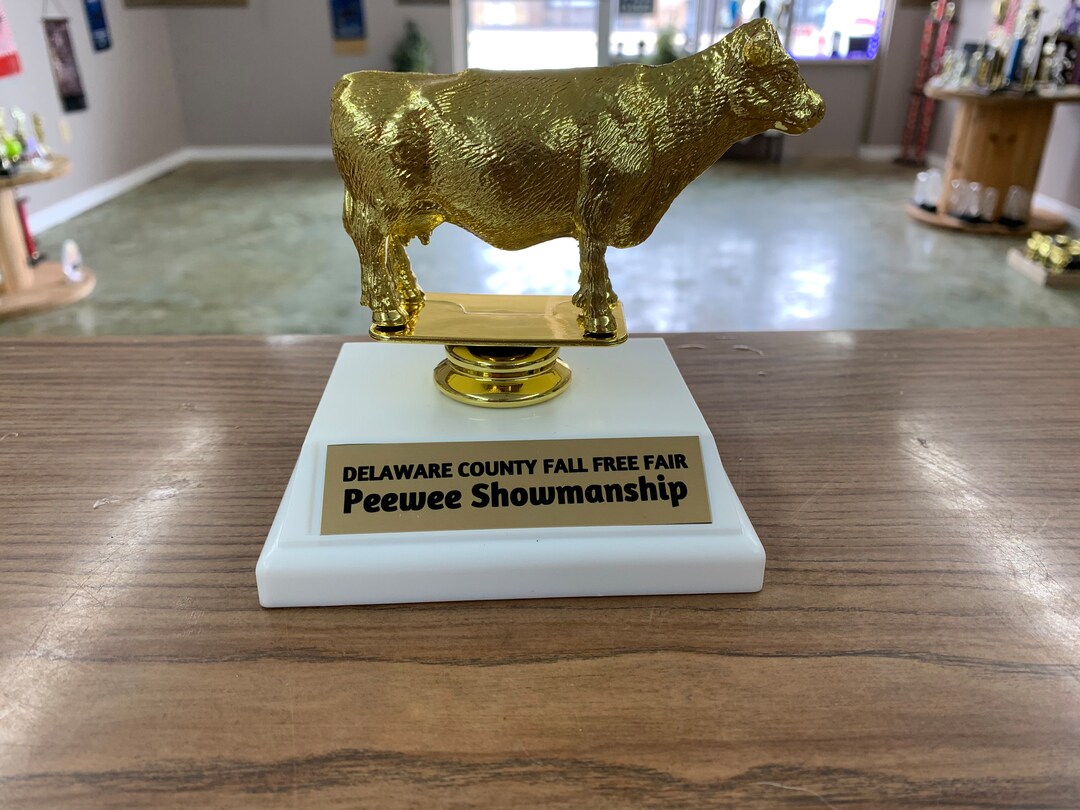 Cow Trophy, BBQ Trophy, Cookoff Trophy, Heifer Show Award, Peewee ...