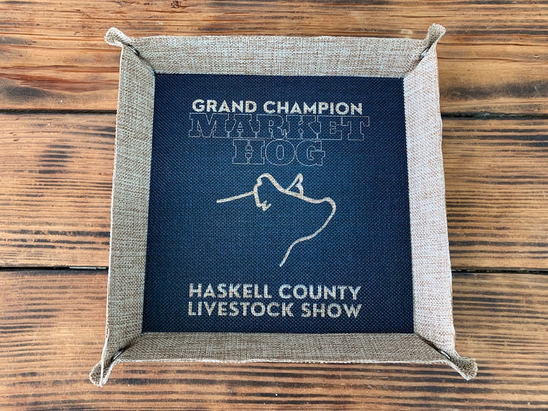 Custom Burlap Tray, County Fair Award, Livestock Show Award - Etsy