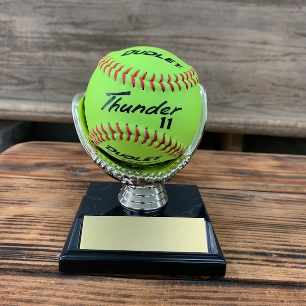 Softball Trophy Svg - Etsy