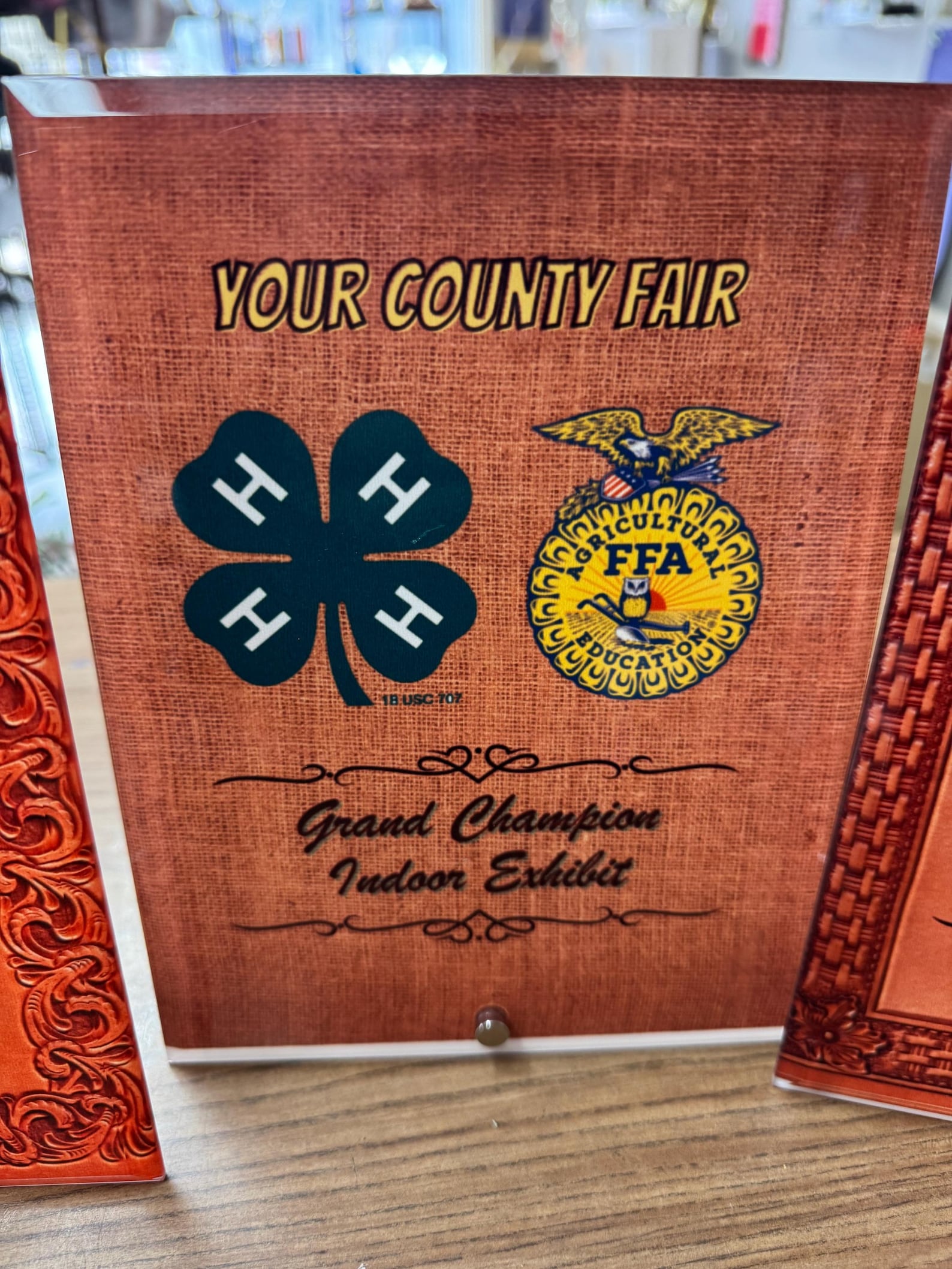 Custom Glass County Fair Awards, Livestock Show Awards, Rodeo Awards ...