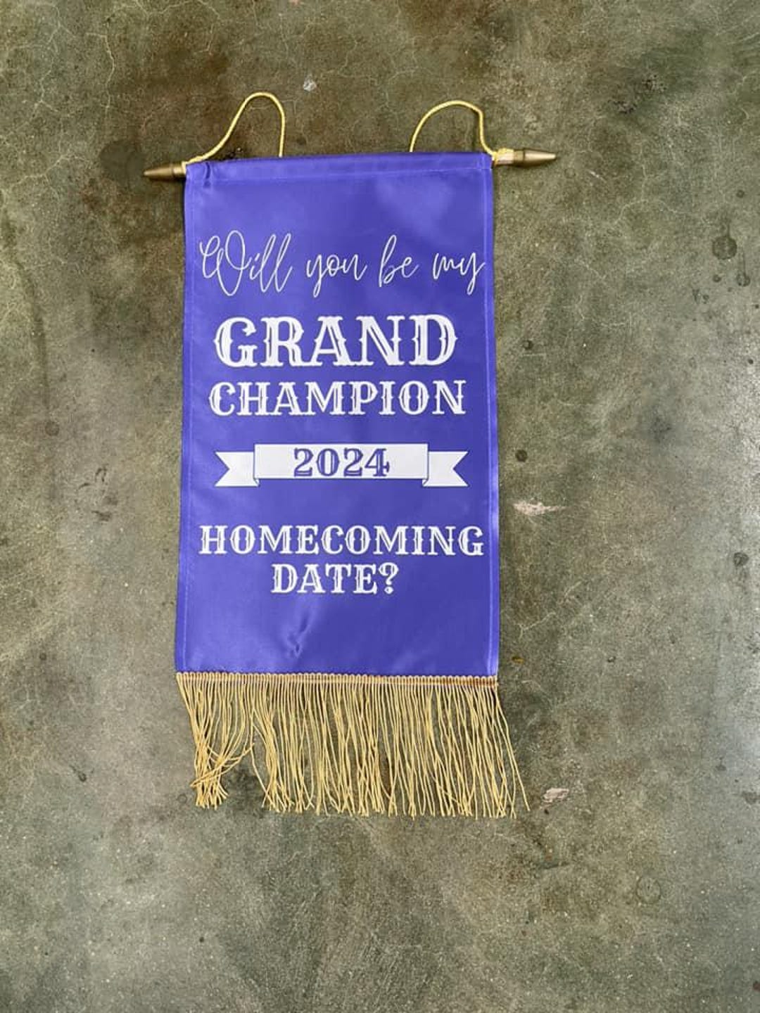 Homecoming Grand Champion Banner - Etsy
