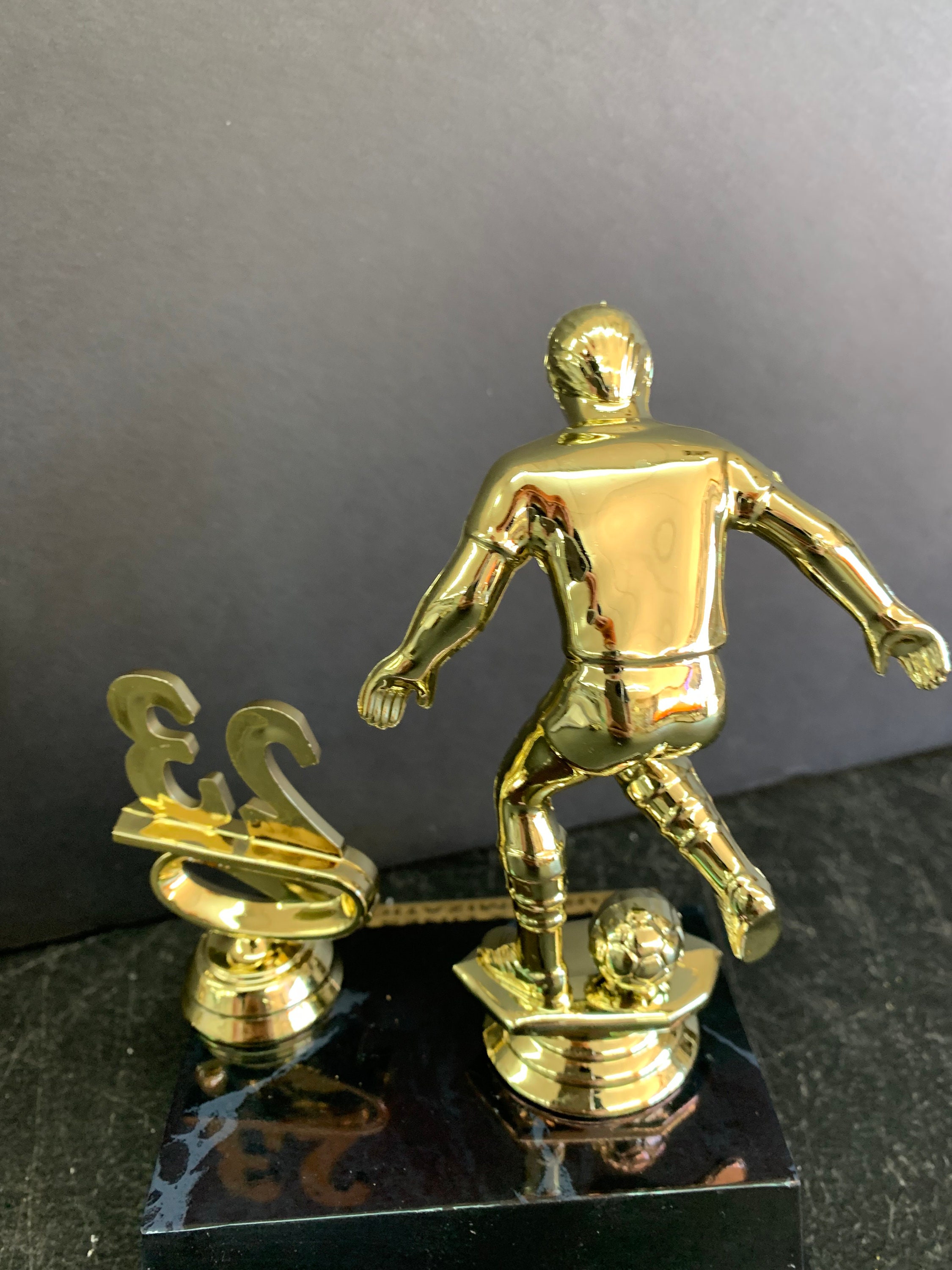 Soccer Player Trophy - Etsy
