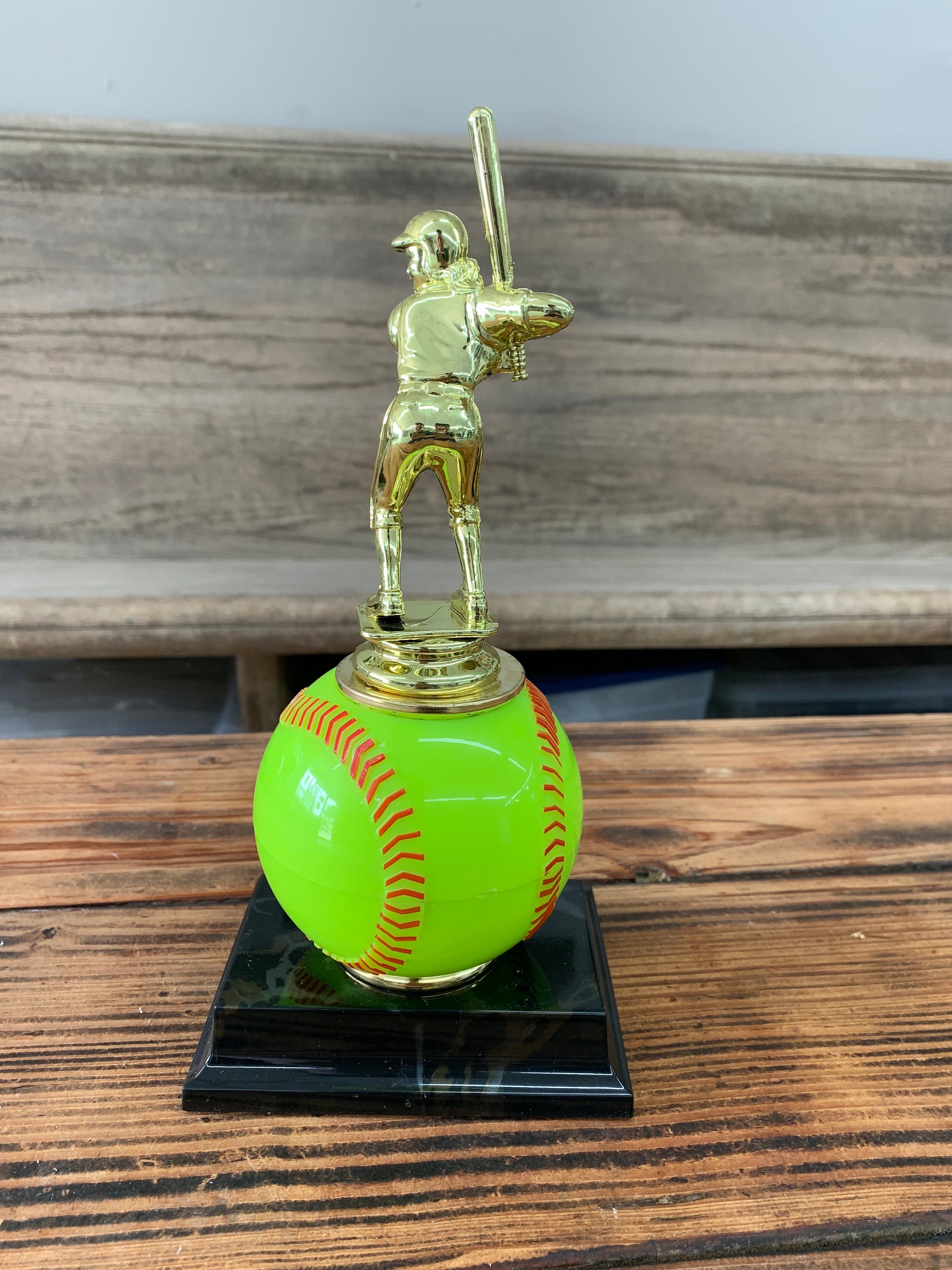 Softball Trophy - Etsy