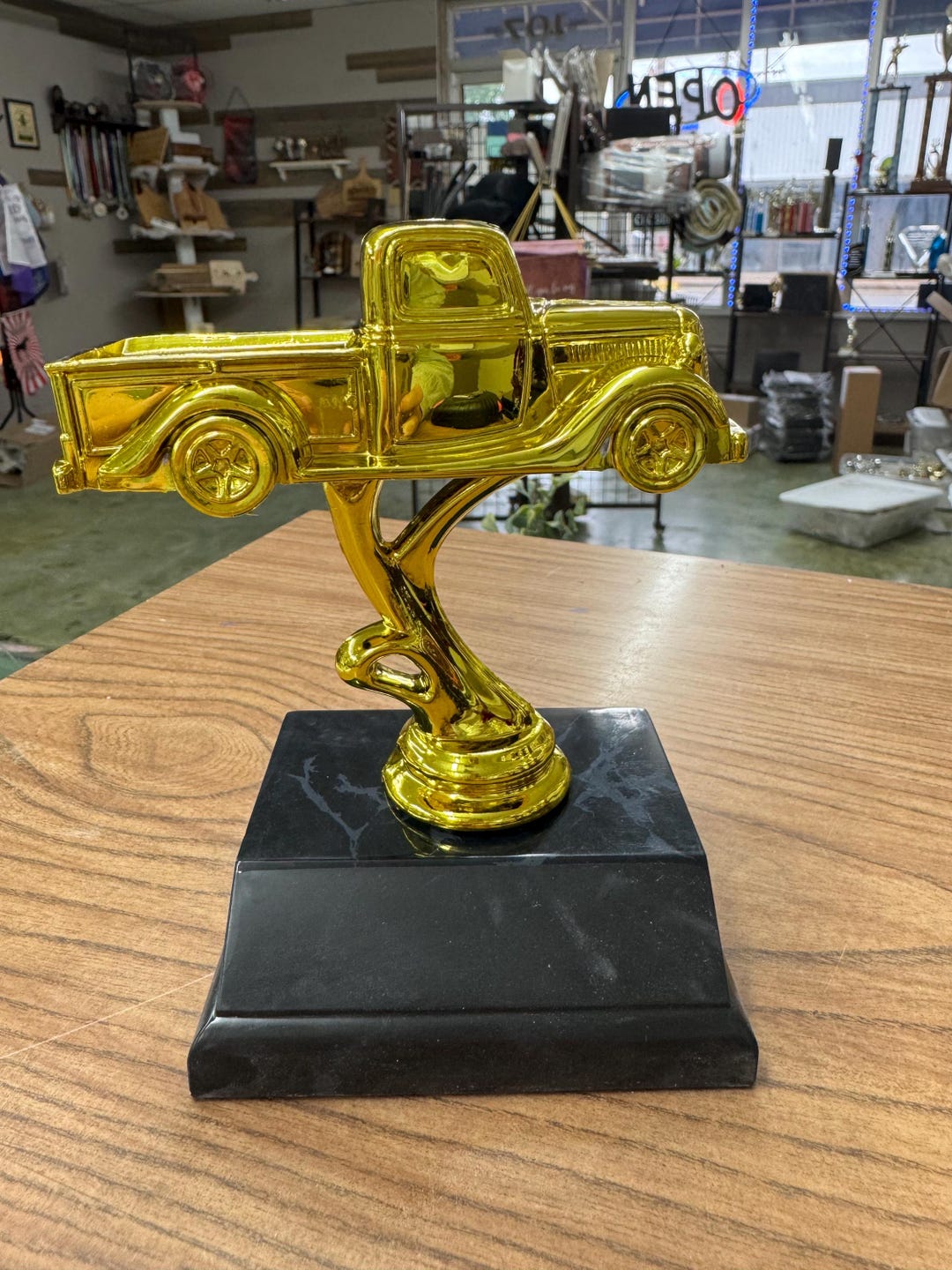 Custom Truck Trophy, Truck Award, Car Show Award, Truck Personalized ...