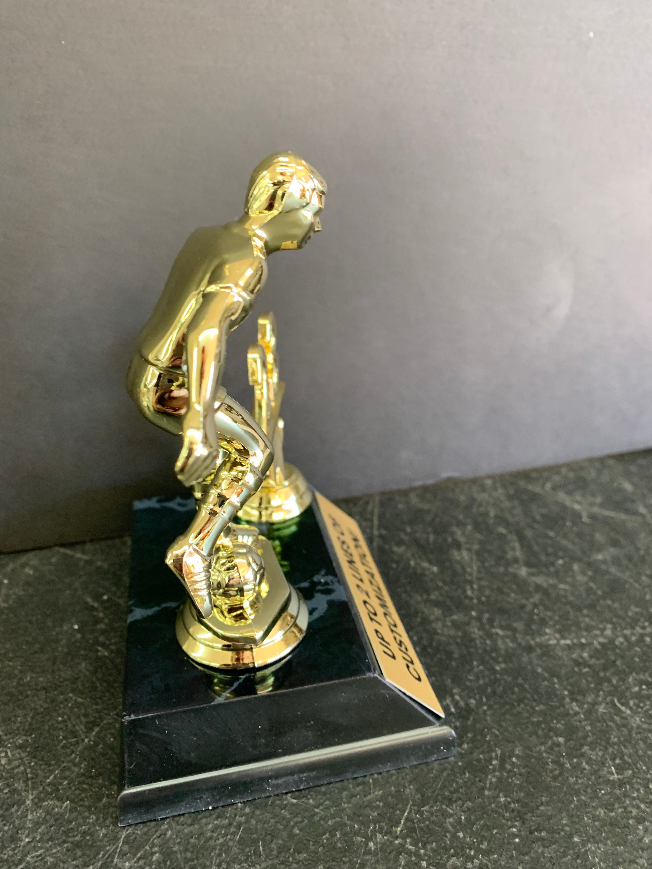 Soccer Player Trophy - Etsy
