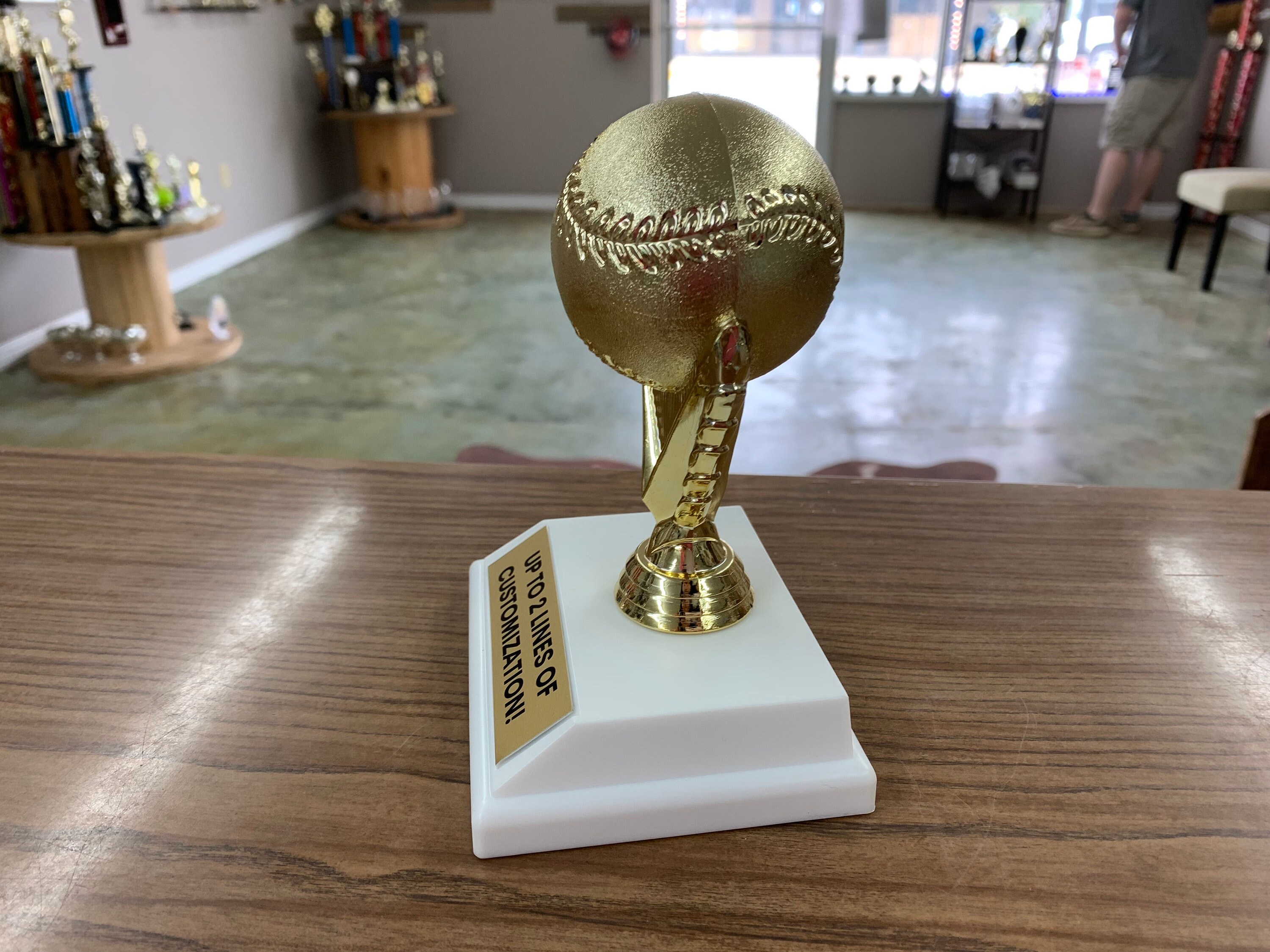 Gold Baseball Trophy - Etsy