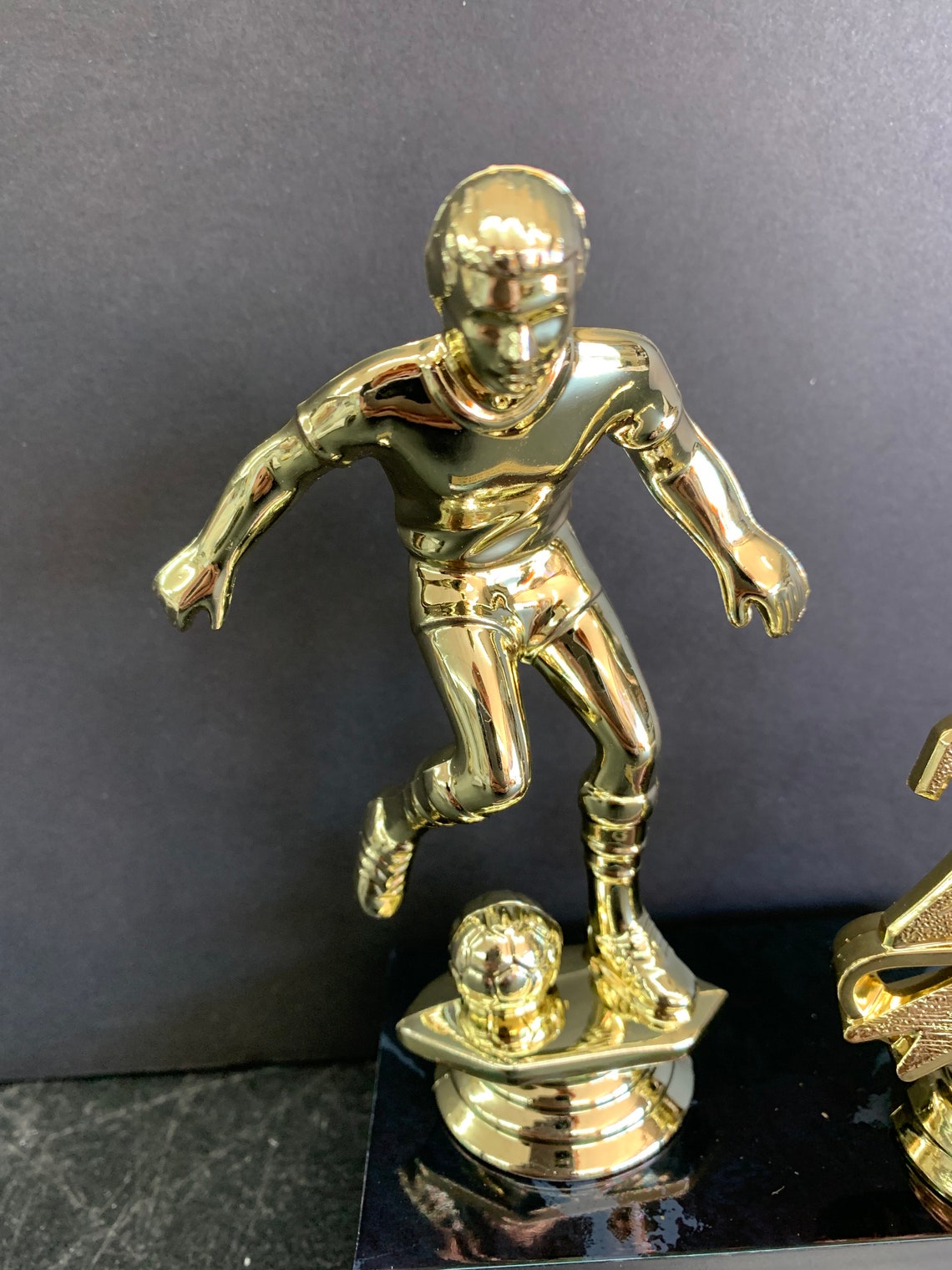 Soccer Player Trophy - Etsy