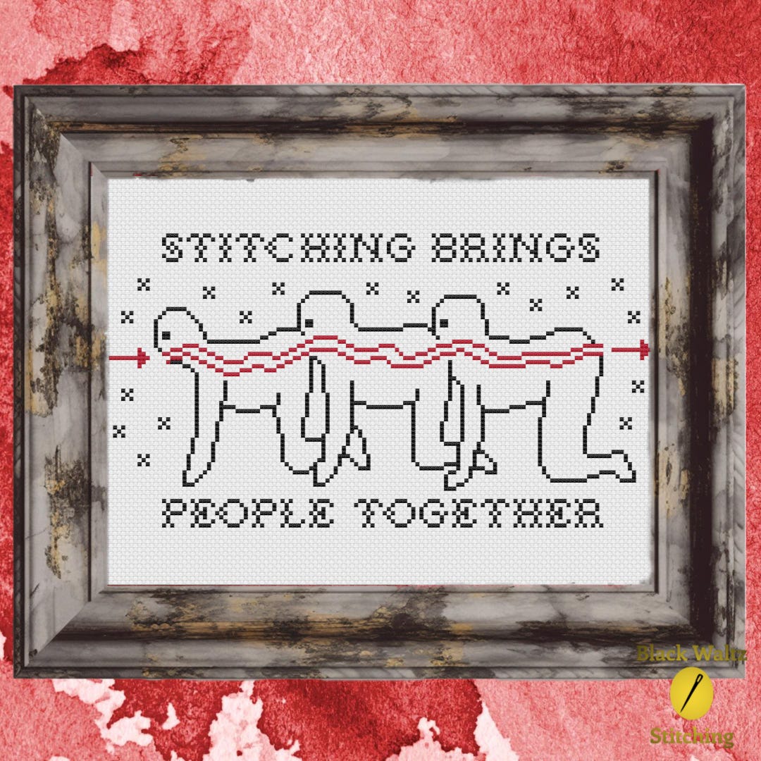 Stitching Horror Cross Stitch Pattern- Instant Download PDF - Horror ...